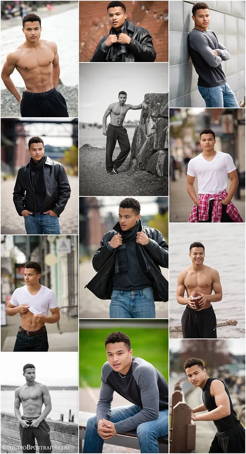 Male Model Test Shoot | Mason for SMG Models — Studio B Portraits ...