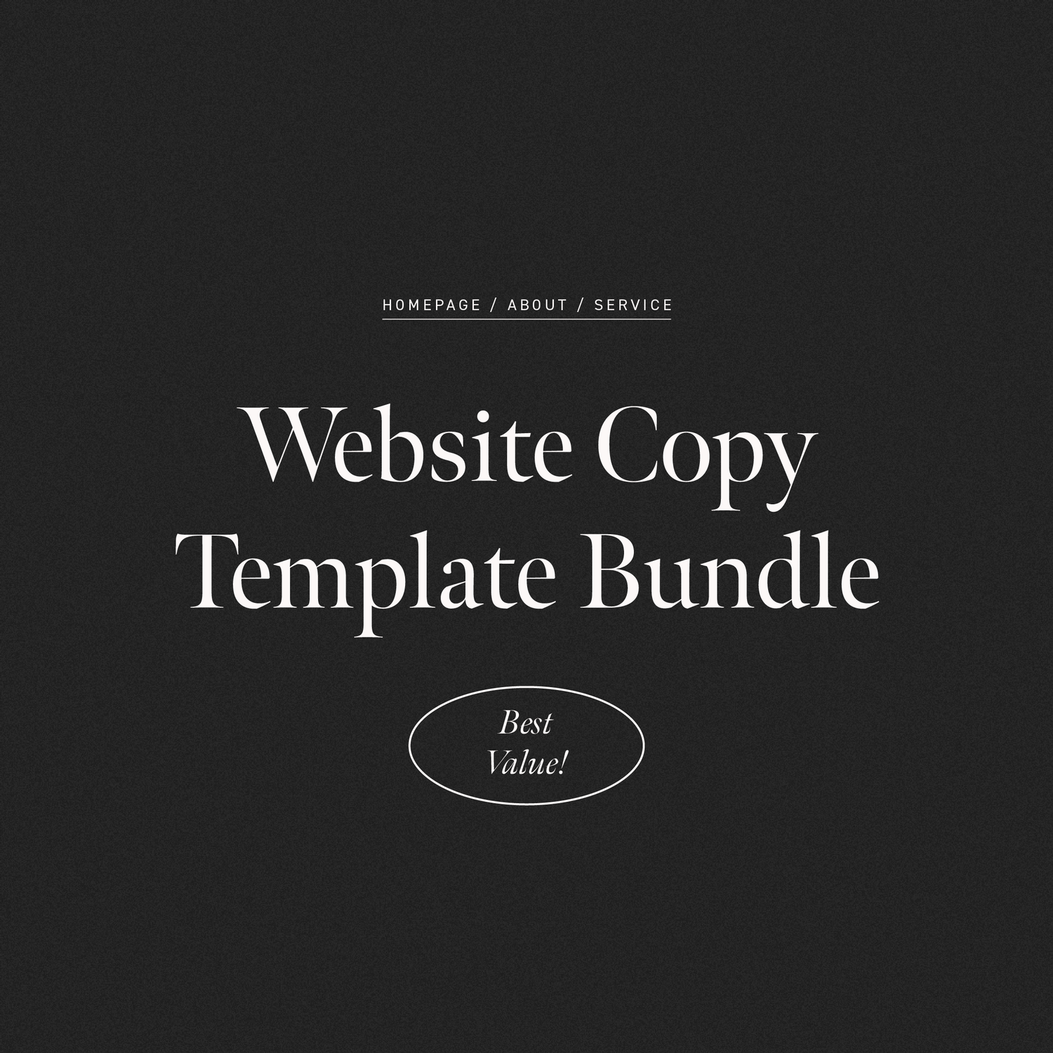 About Page Copy Template