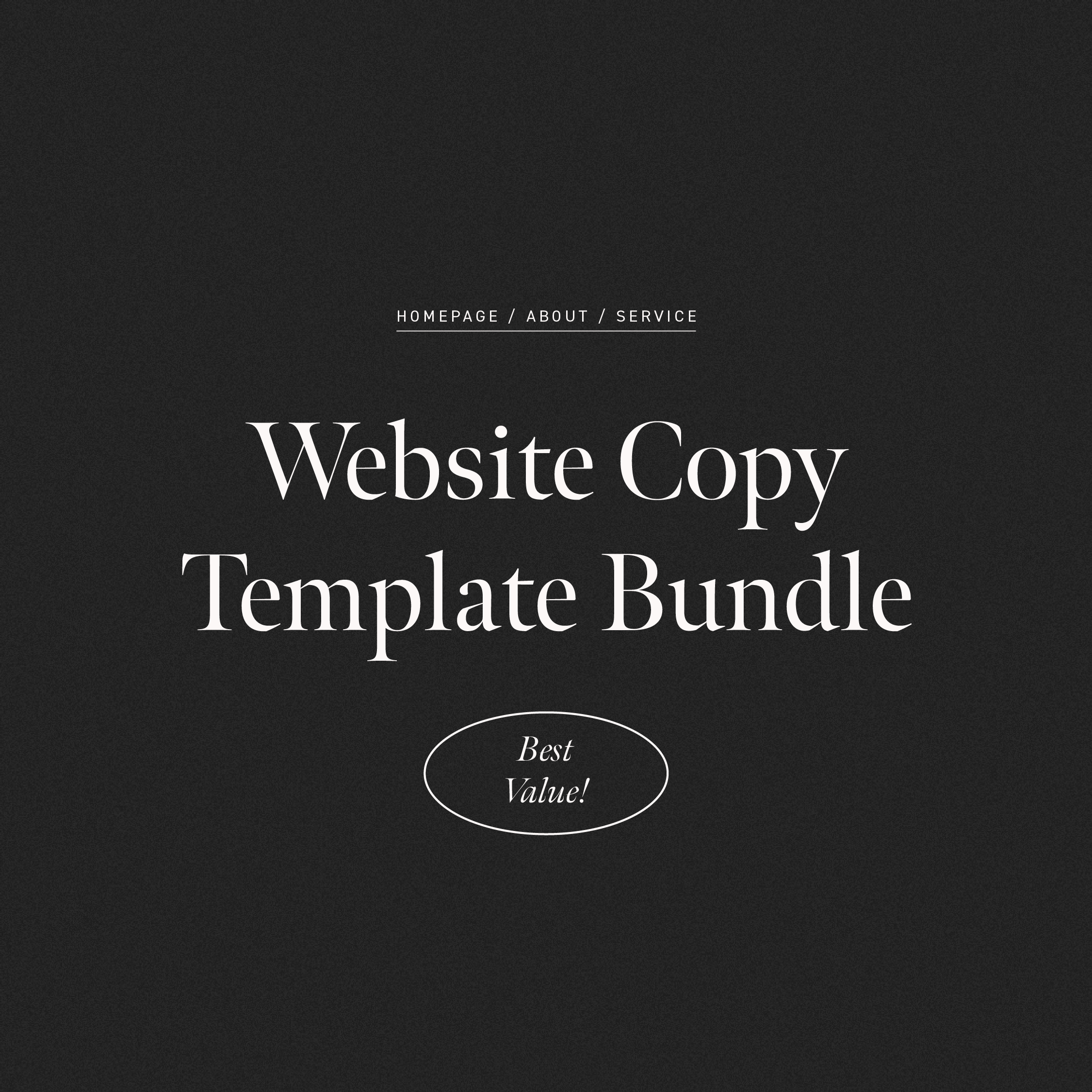 About Page Copy Template