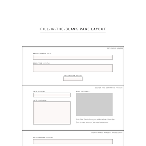About Page Copy Template
