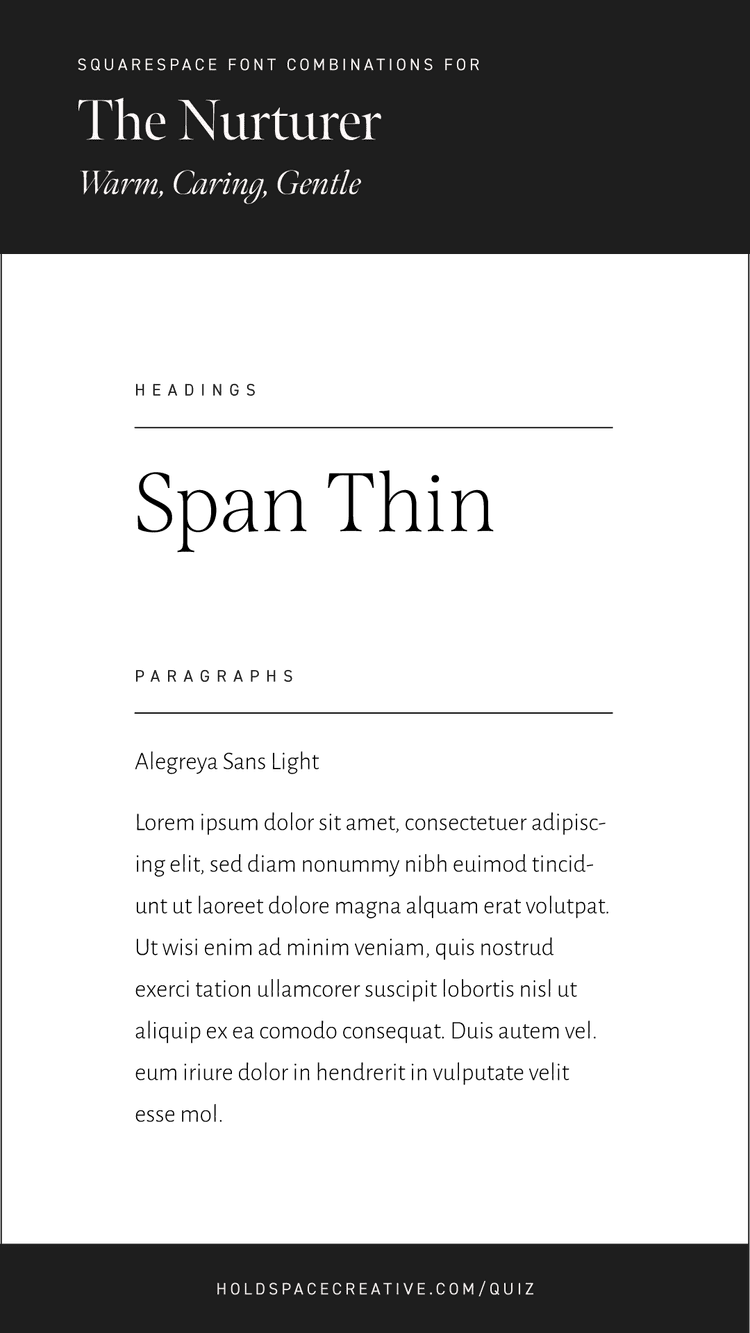 Squarespace Font Combinations for Your Personality