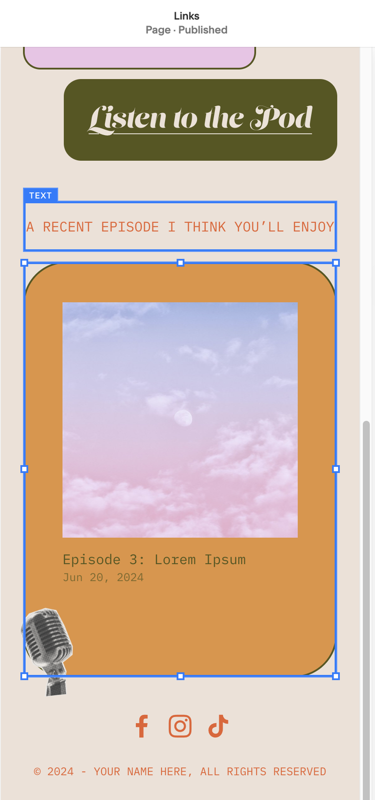 How To Create An Instagram Link Menu On Your Website