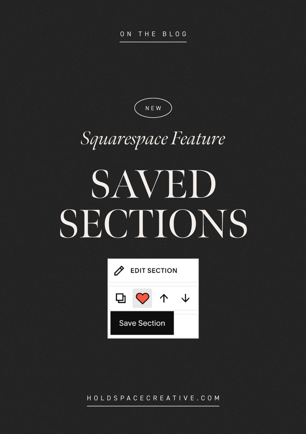New Squarespace Feature: Saved Sections