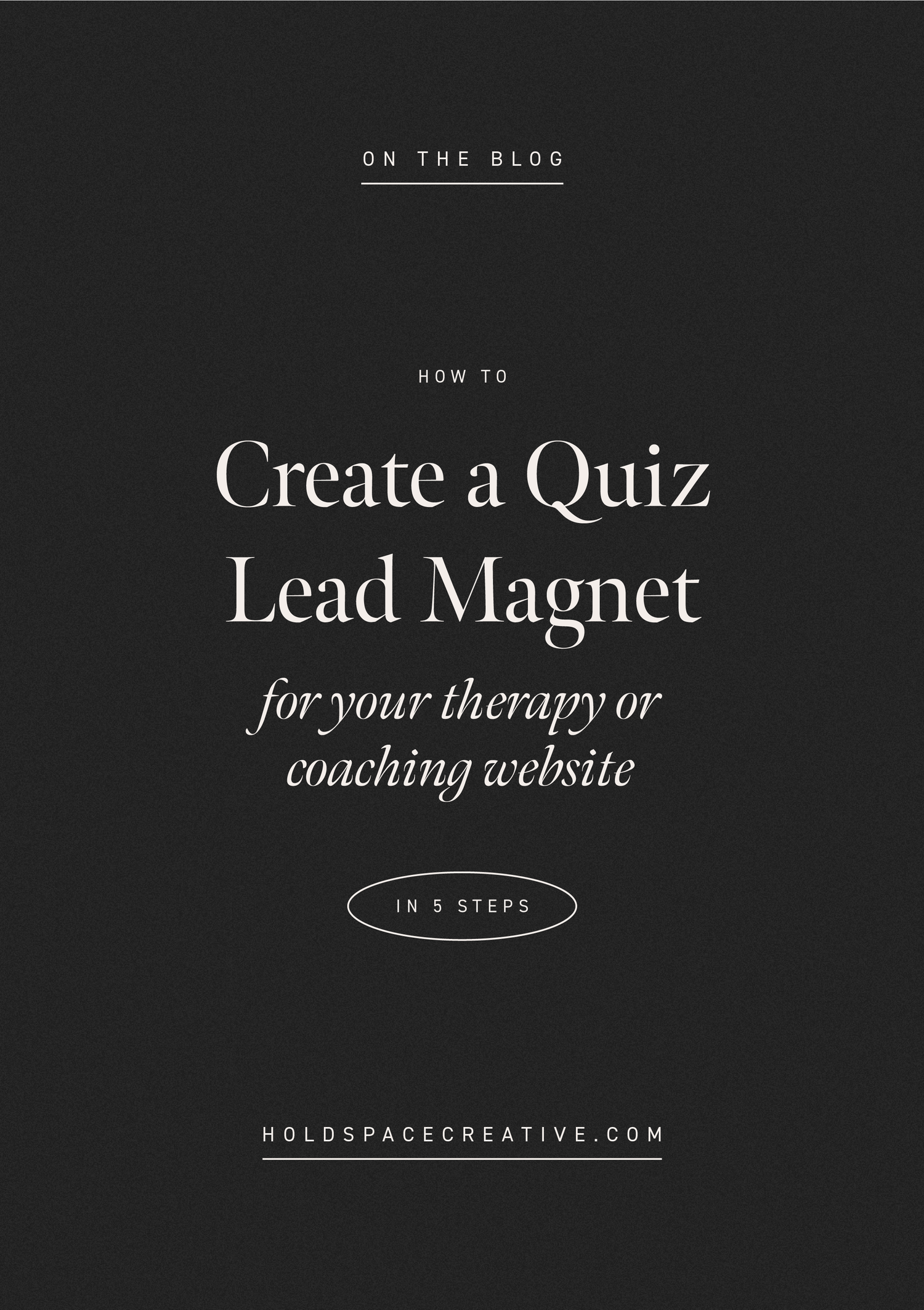How To Create A Quiz Lead Magnet for Your Therapy or Coaching Website ...