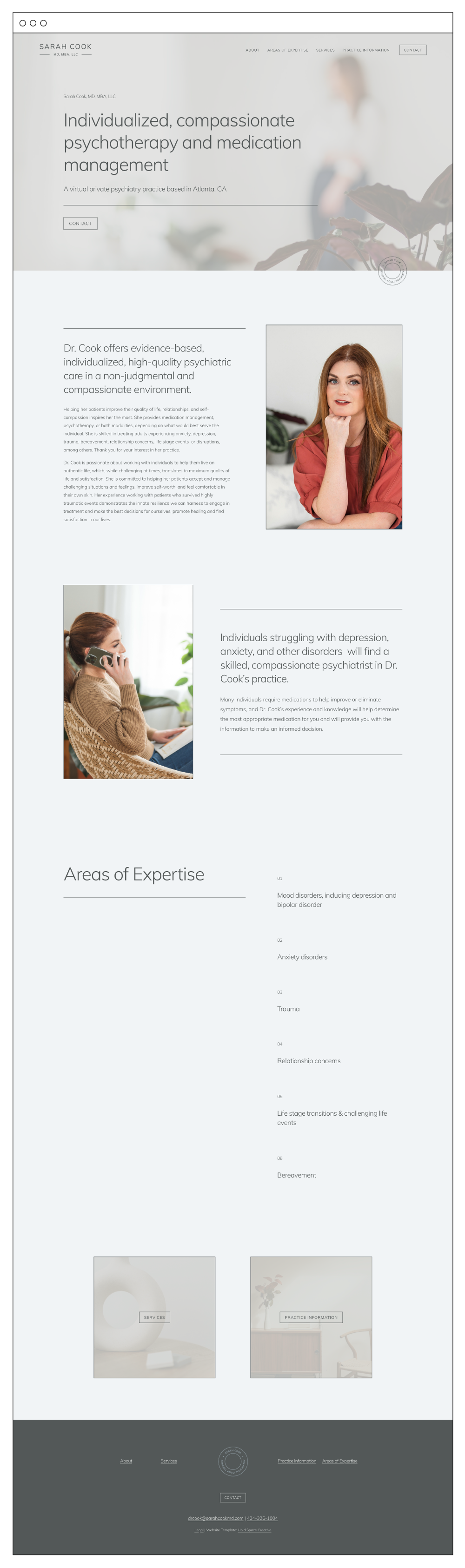 8 Stunning Squarespace Websites for Therapists and Psychiatrists that ...