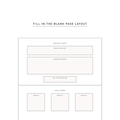 Sales Page Copy Template