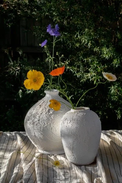 DIY Texture Paint Vases — Smor Home