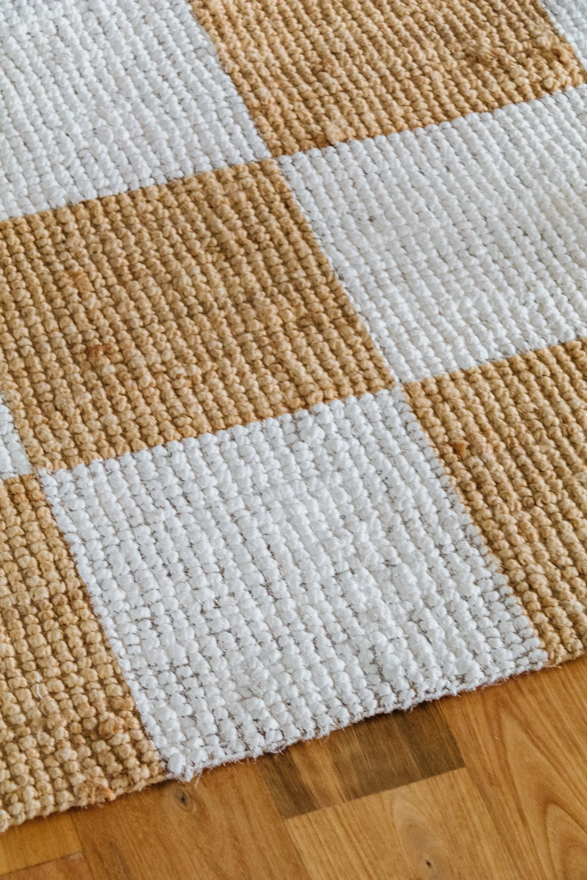 DIY Checker Painted Rug — Smor Home