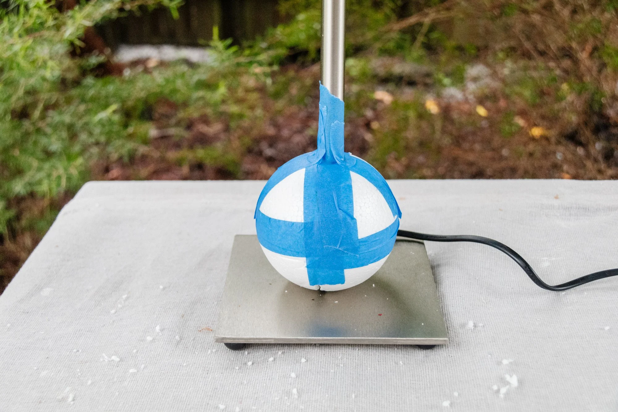 Upcycled Ball Table Lamp — Smor Home