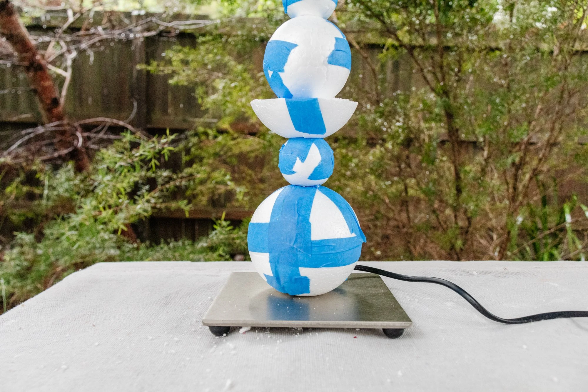 Upcycled Ball Table Lamp — Smor Home