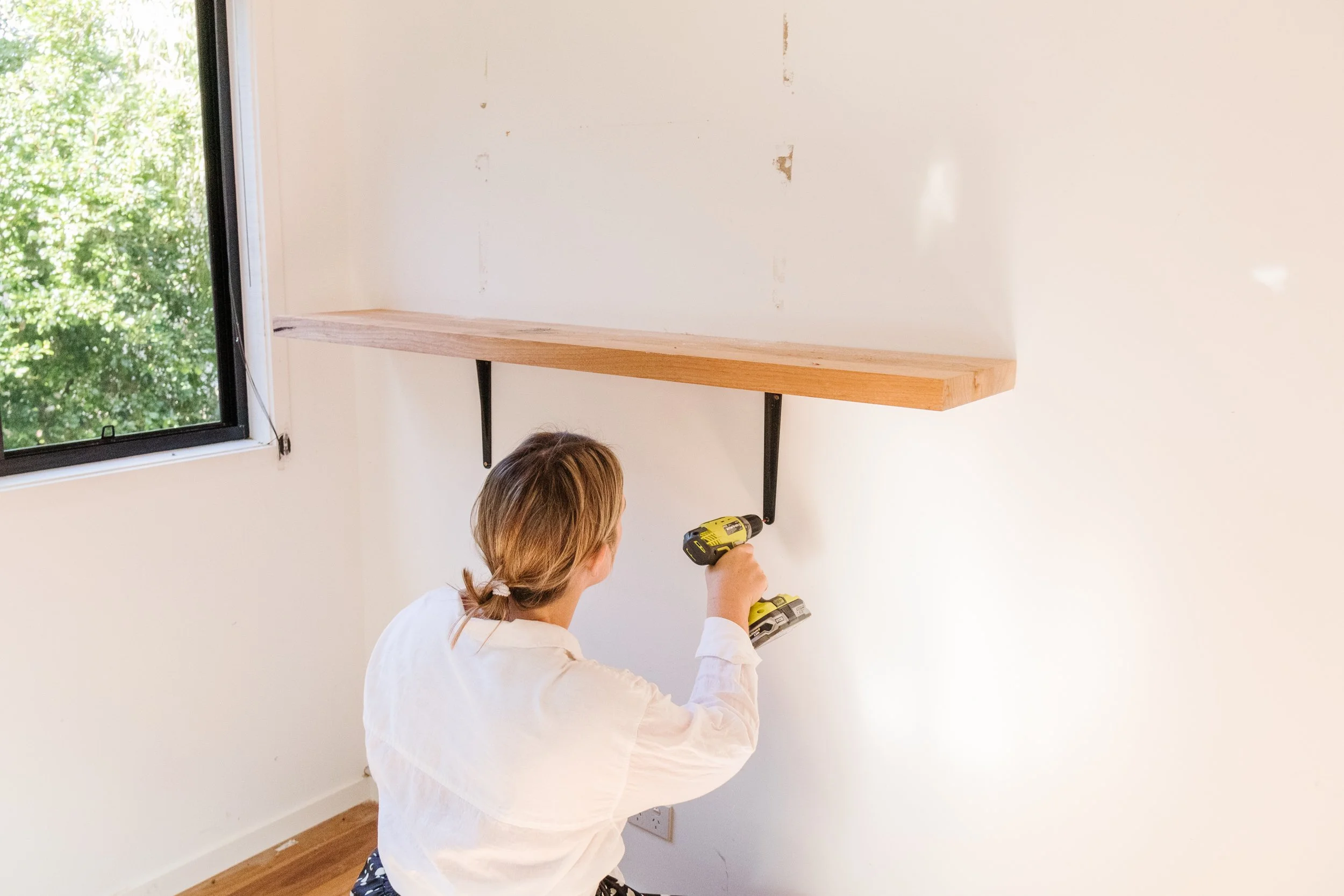 DIY Arched Wall Library — Smor Home