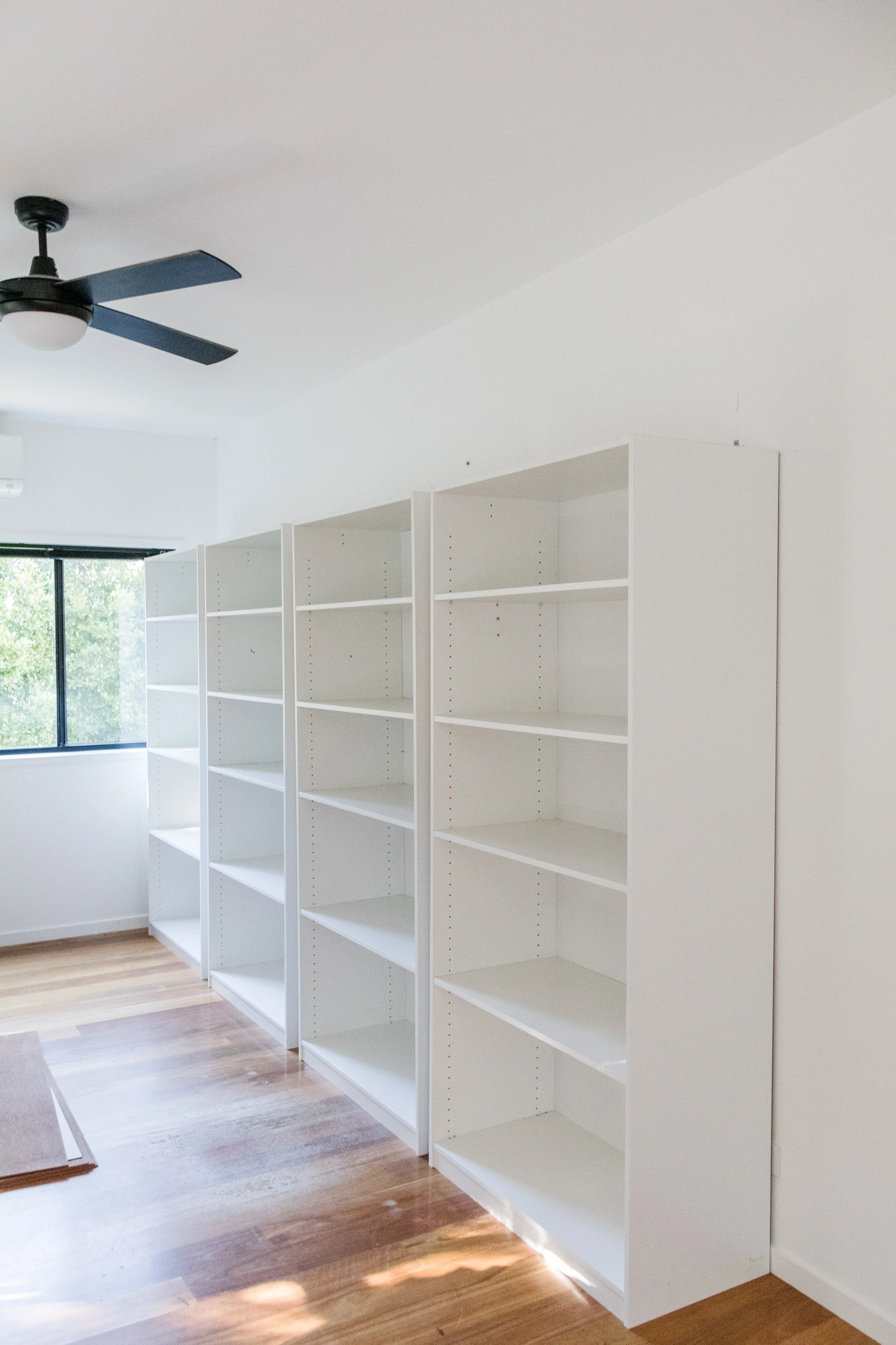 DIY Arched Wall Library — Smor Home