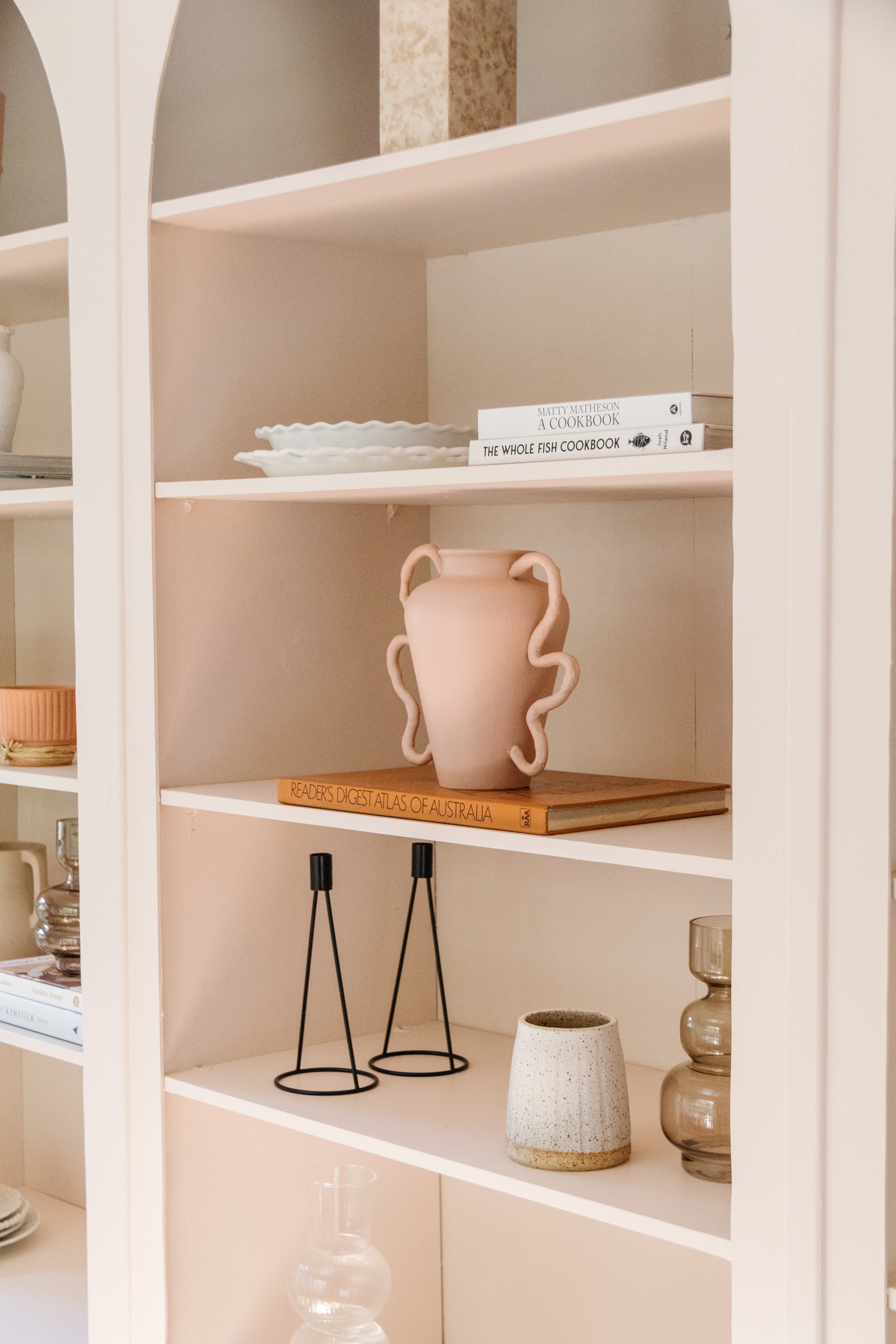 DIY Arched Wall Library — Smor Home