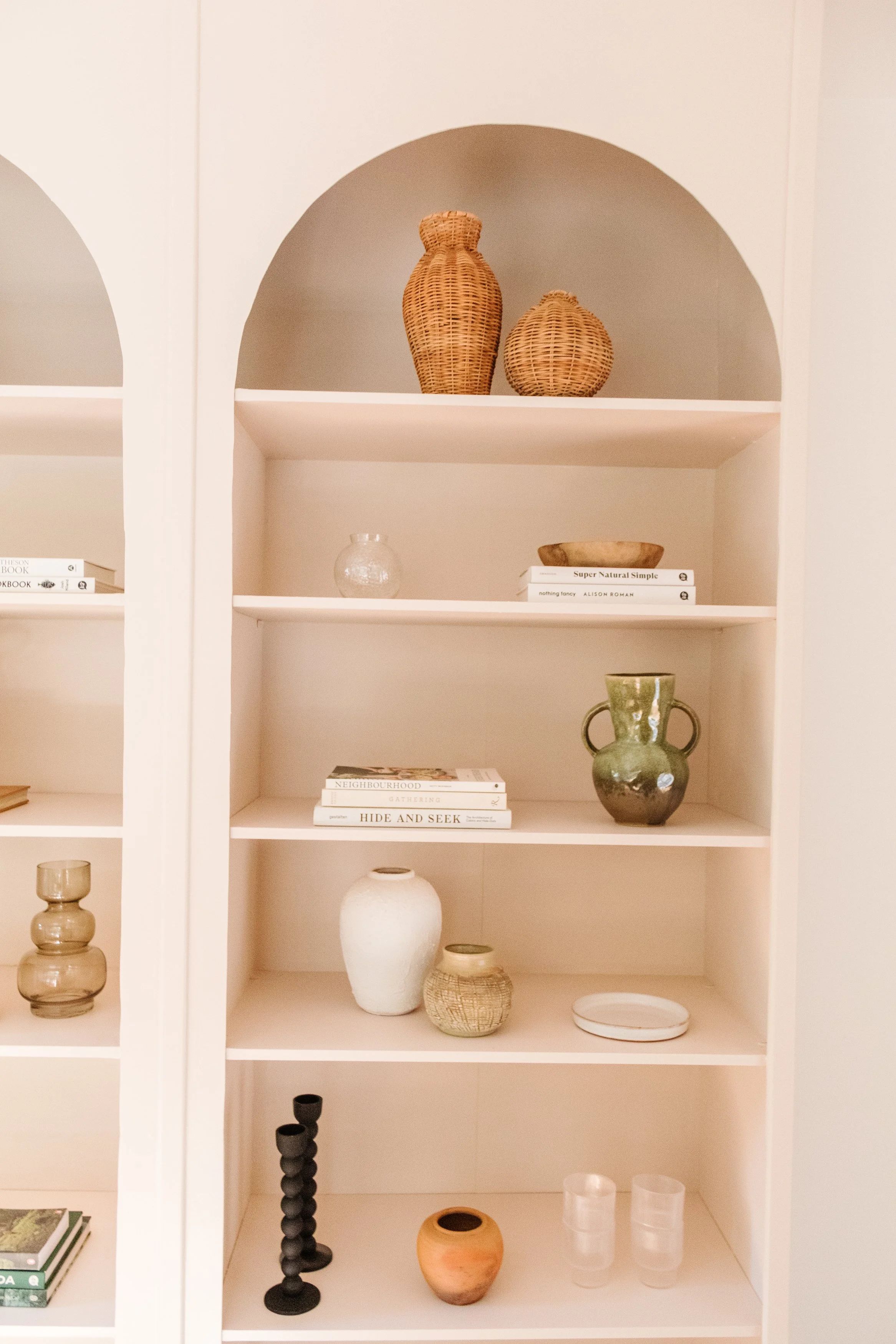 DIY Arched Wall Library — Smor Home