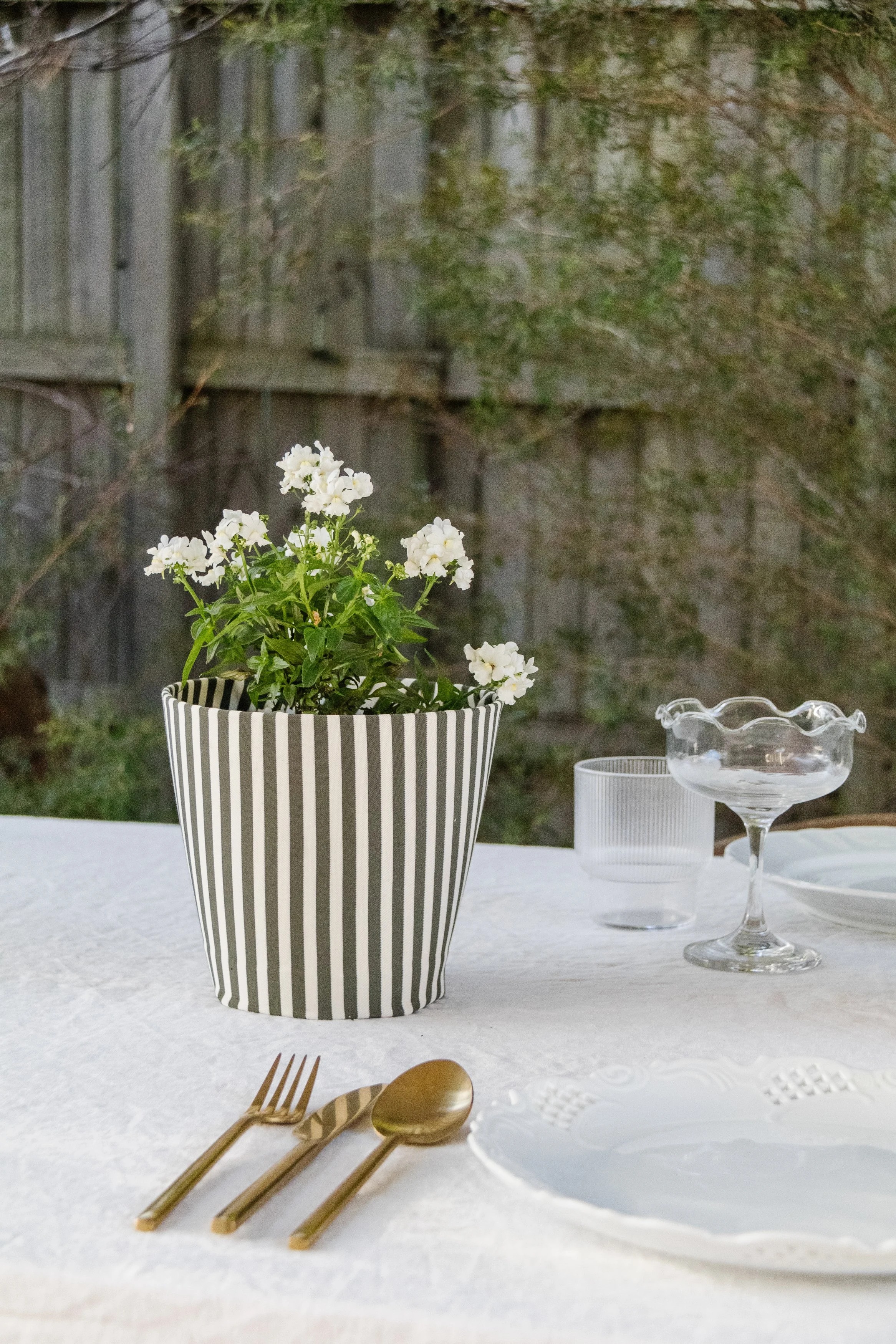 Upcycled Fabric Planters — Smor Home