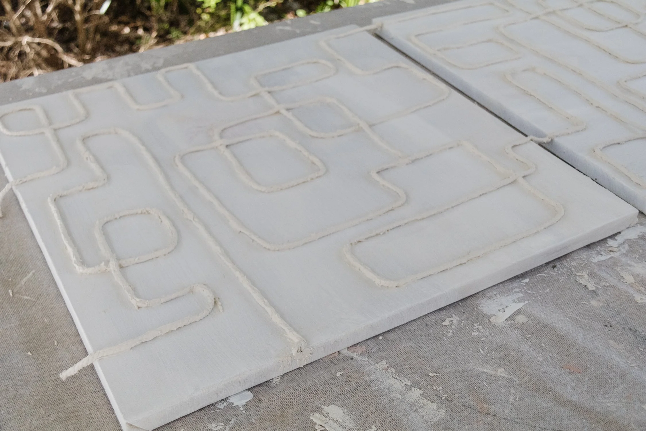 Upcycled Framed Rope Wall Art — Smor Home