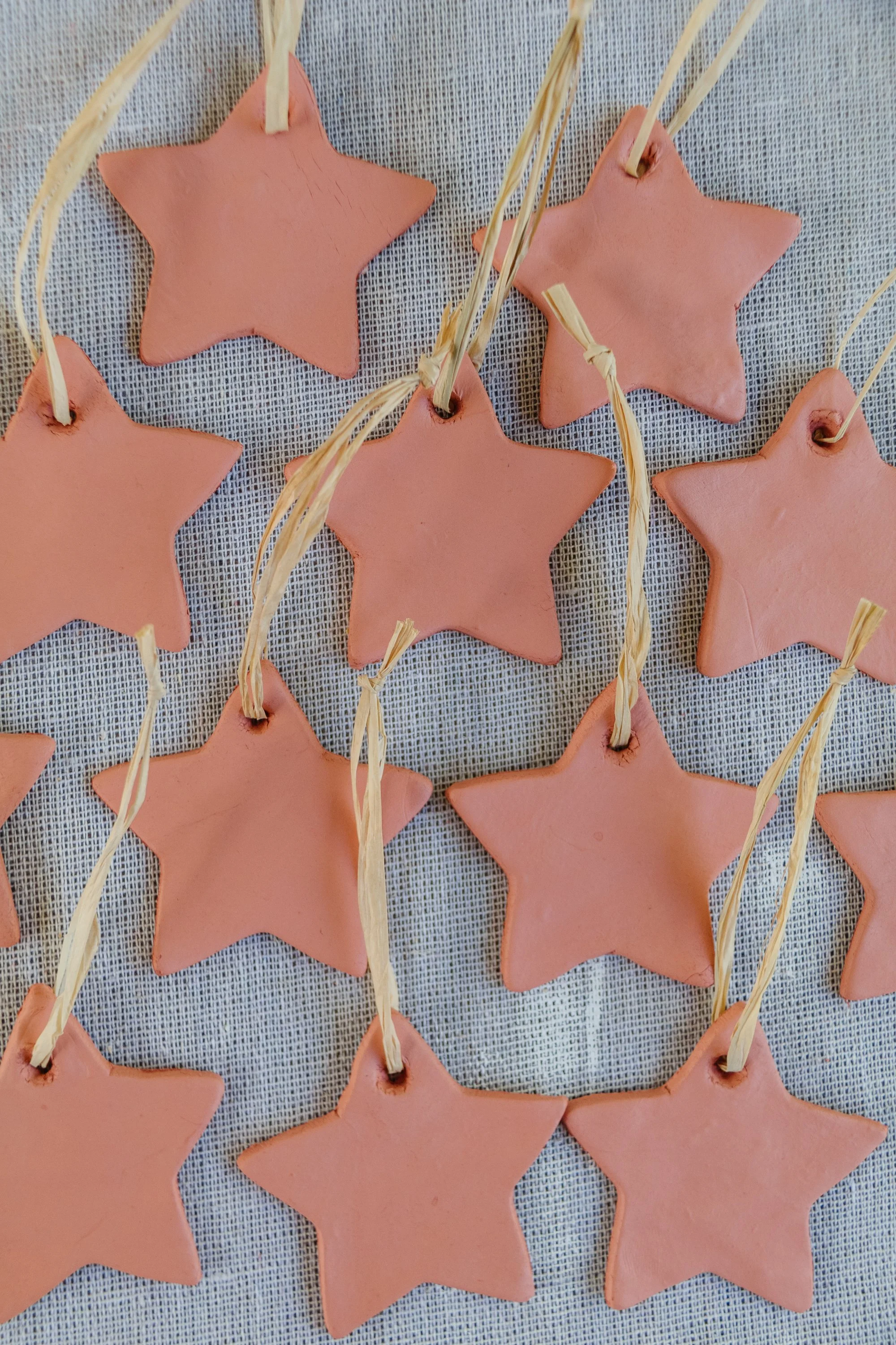 DIY Terracotta Clay Star Ornaments — Smor Home