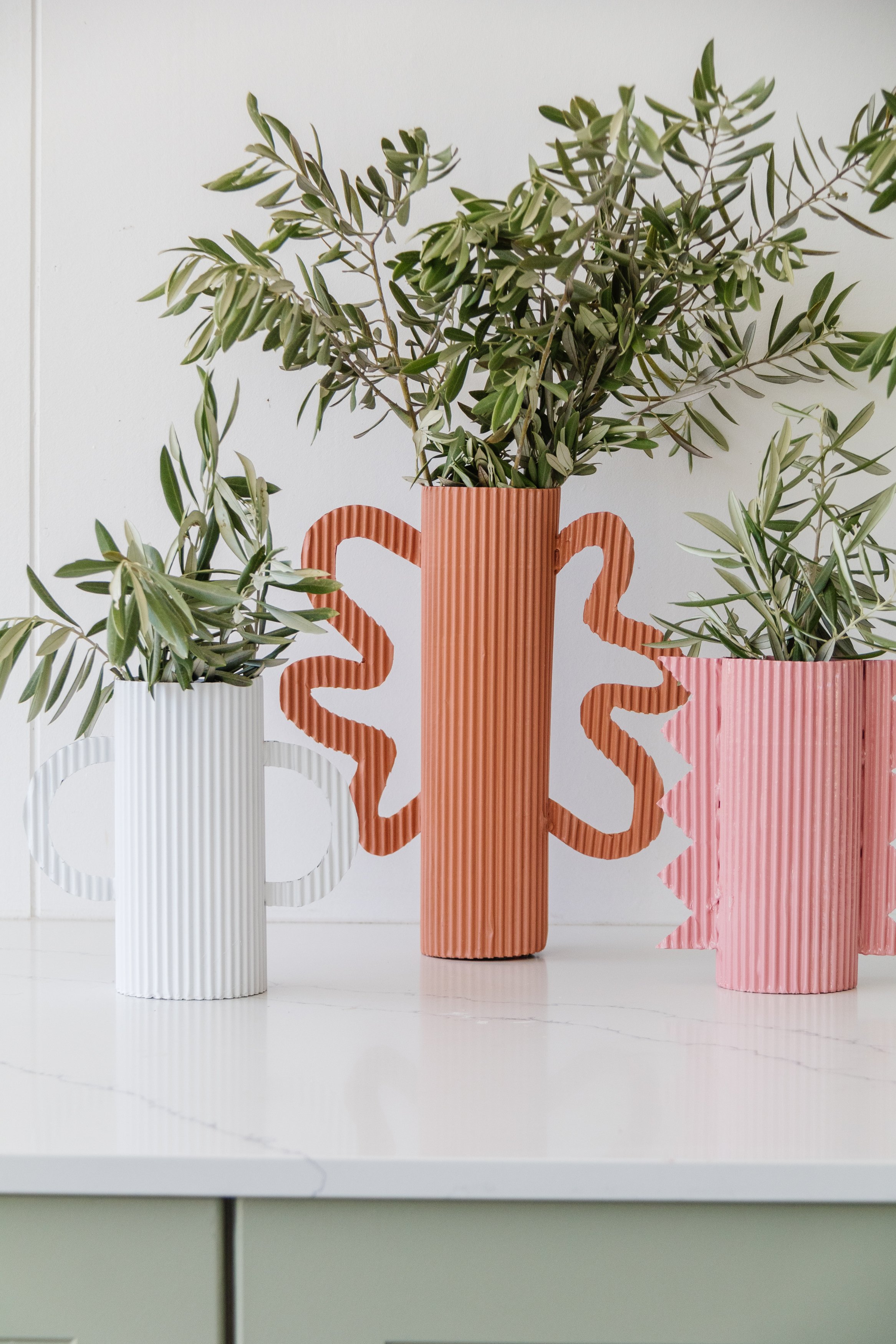 DIY Fluted Vases — Smor Home