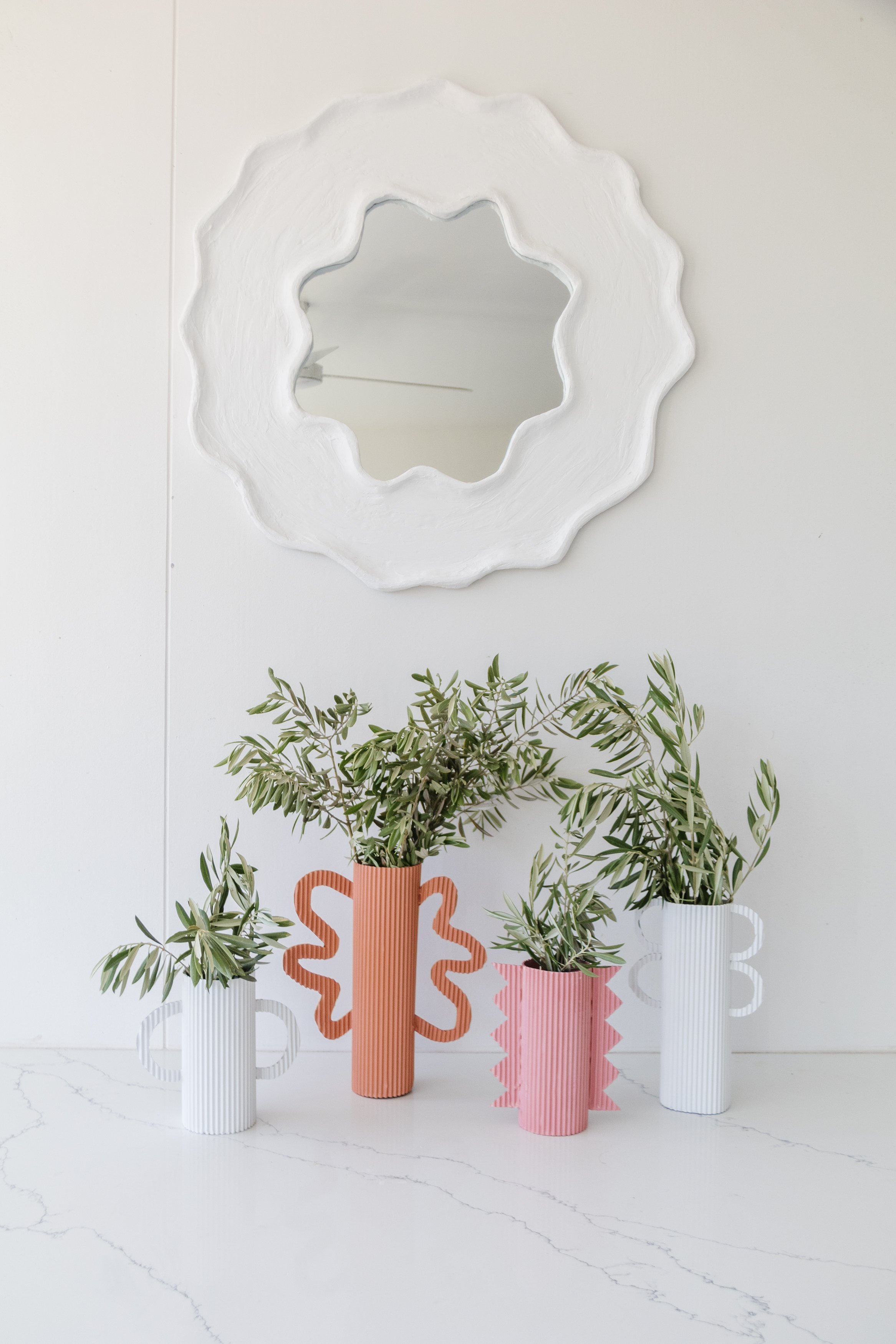 DIY Fluted Perspex Vases — Smor Home