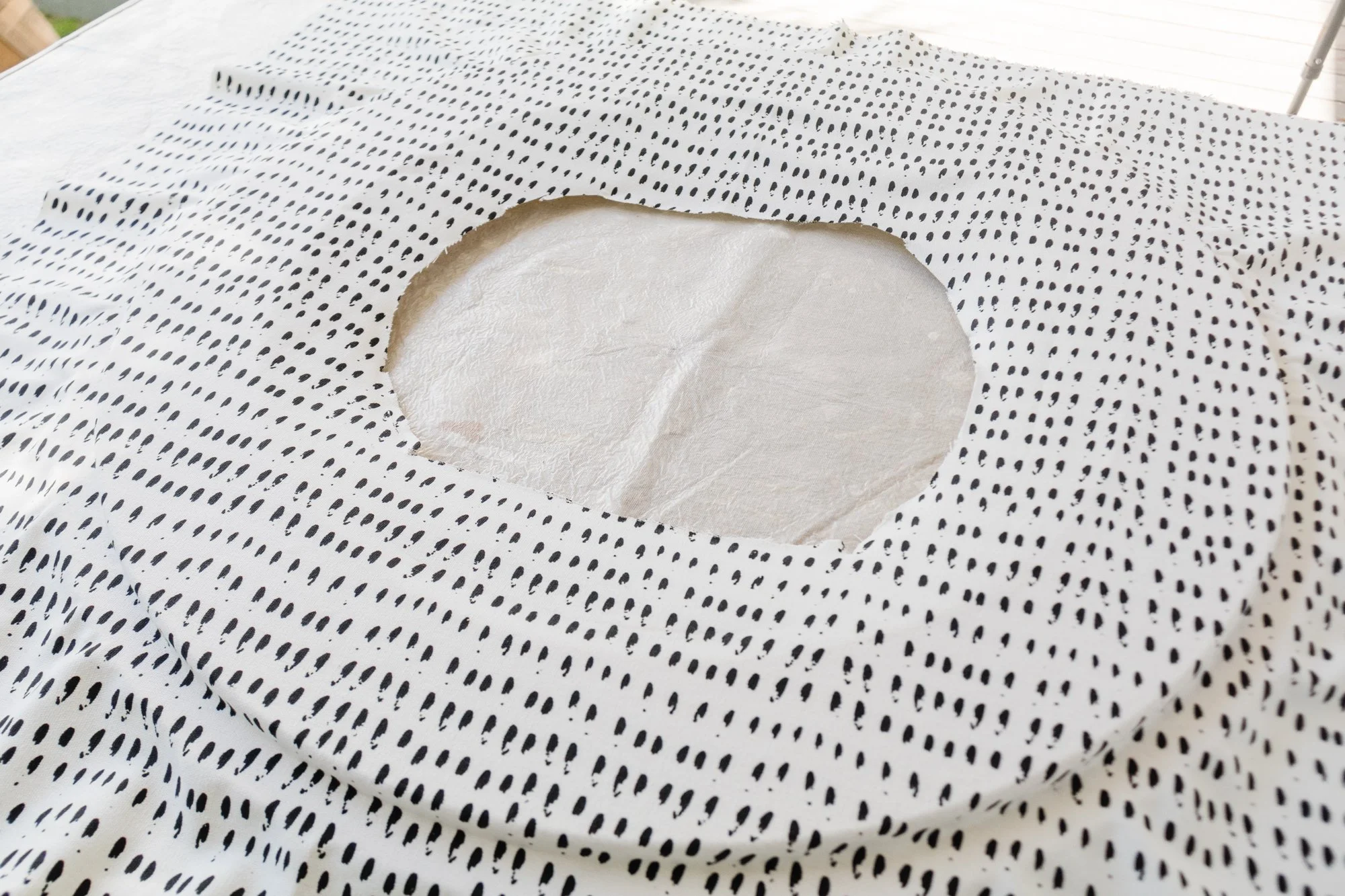 Upcycling A Fabric Framed Mirror — Smor Home