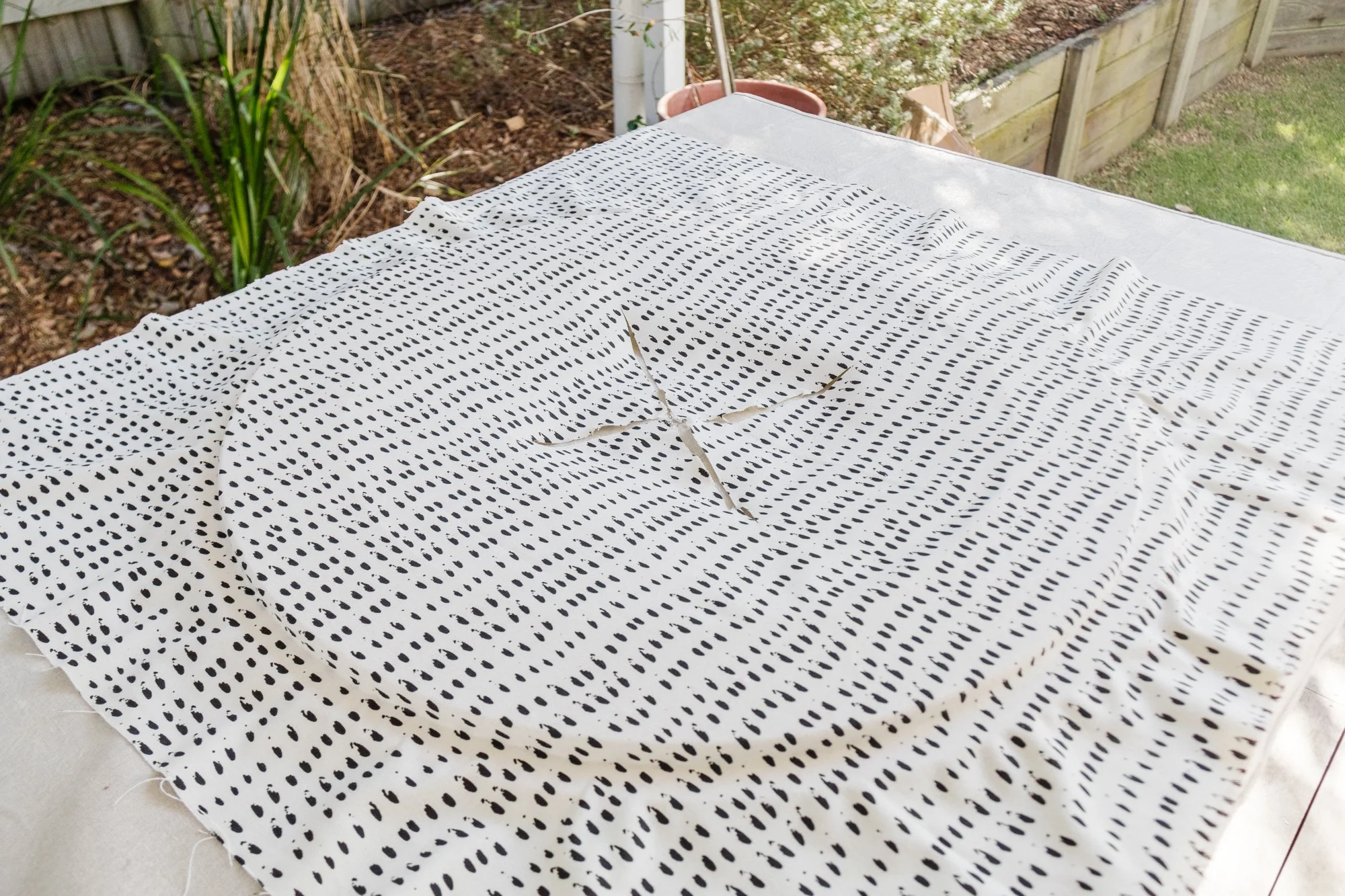 Upcycling A Fabric Framed Mirror — Smor Home