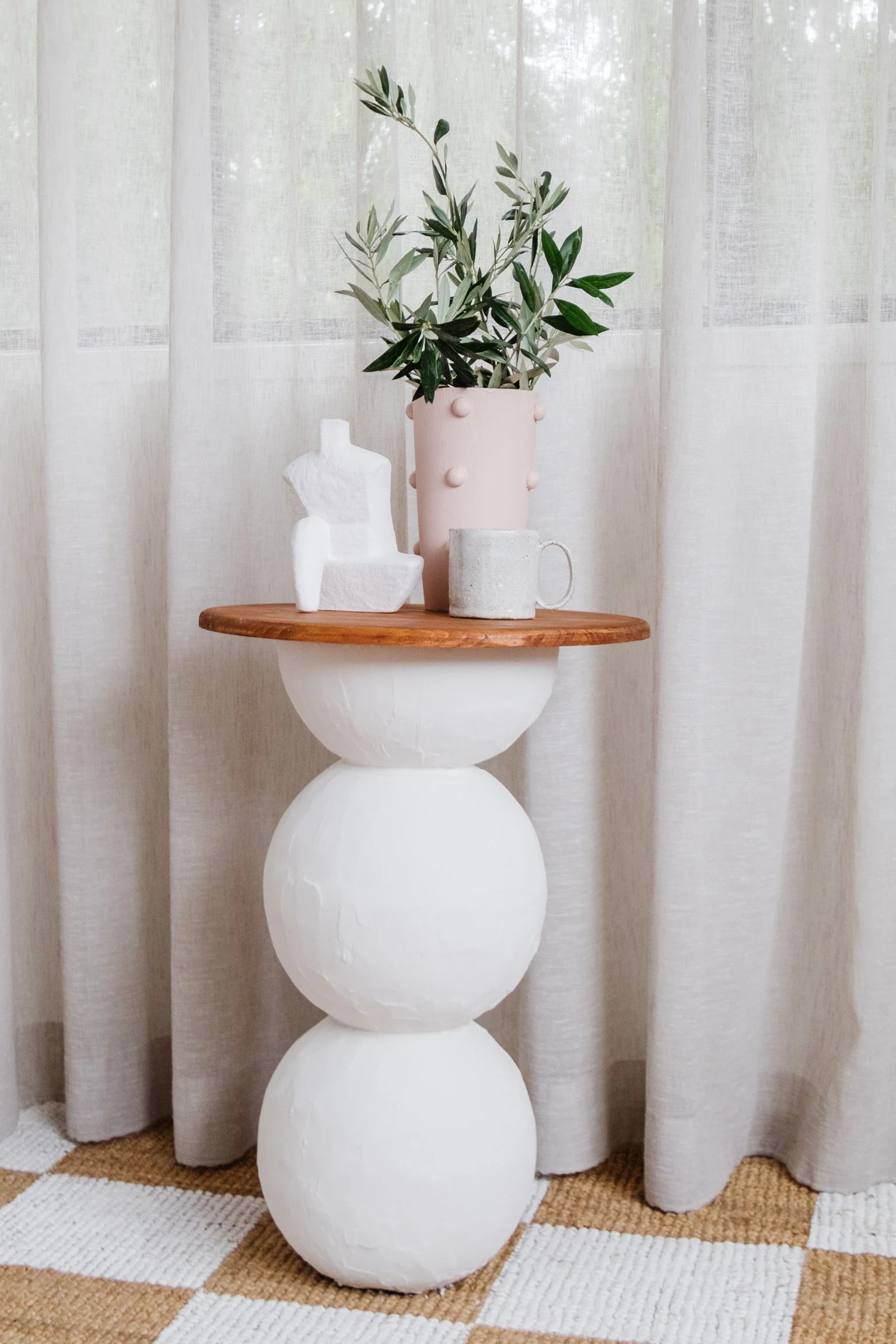 Making A Sculptural Ball Side Table — Smor Home