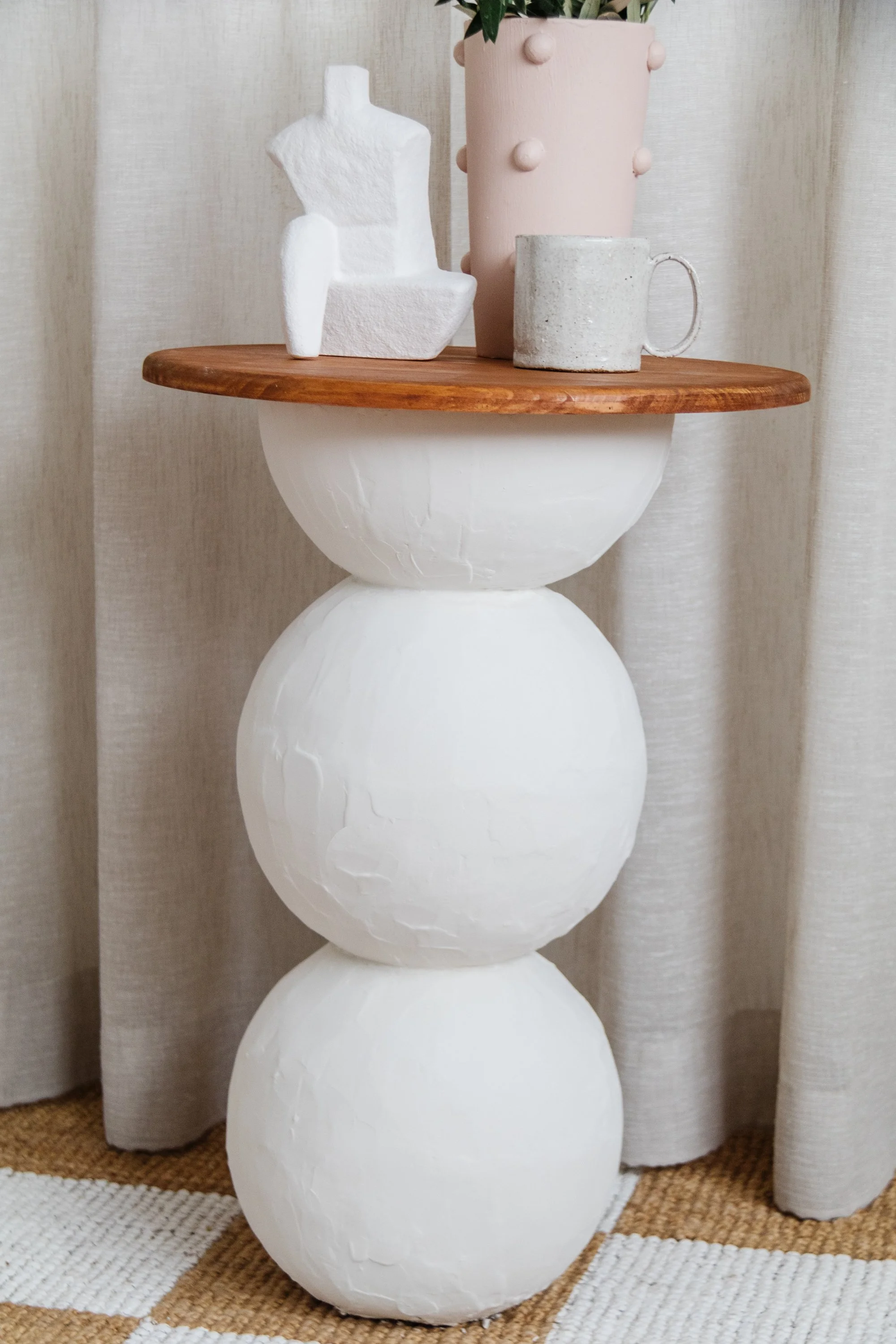 Making A Sculptural Ball Side Table — Smor Home