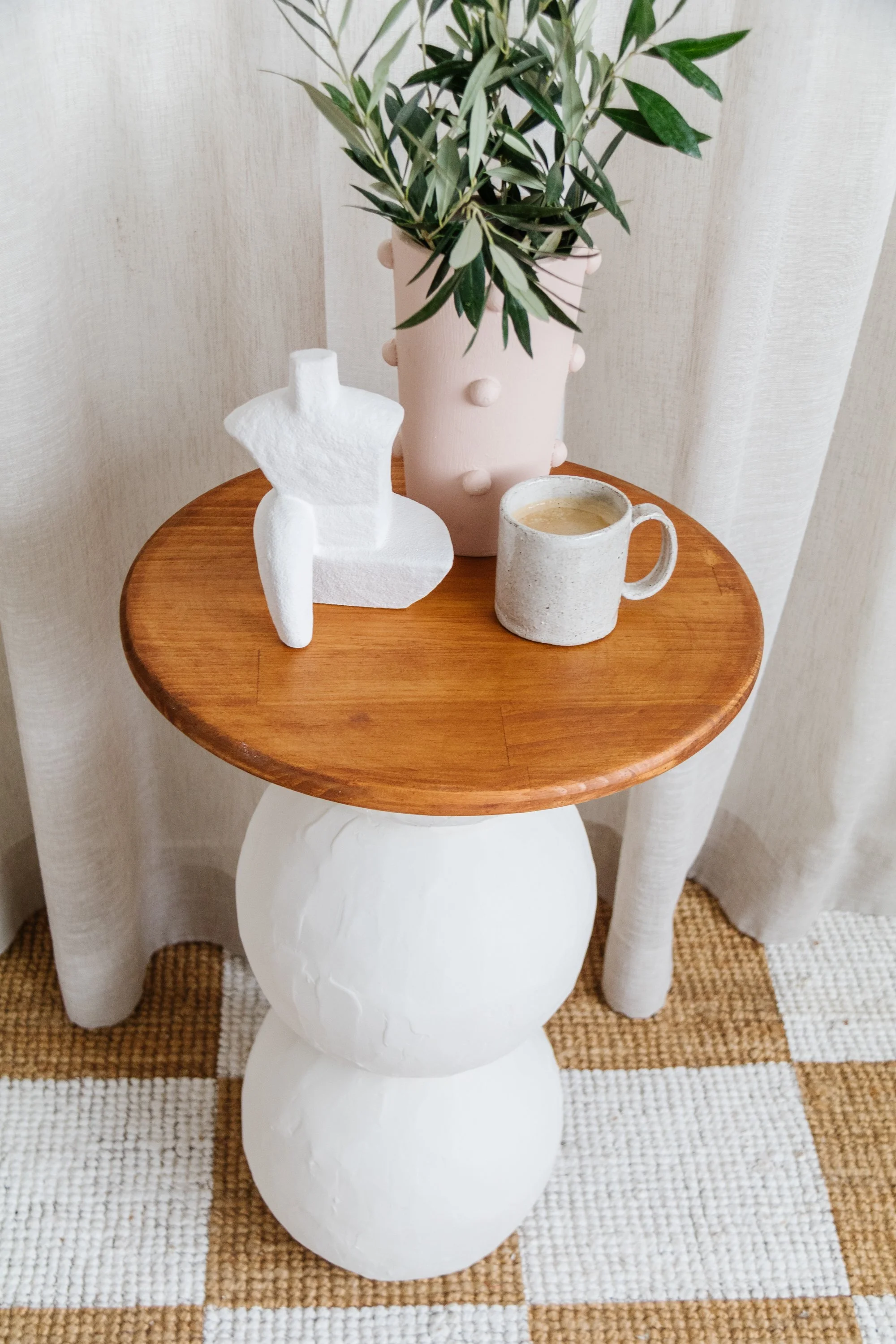 Making A Sculptural Ball Side Table — Smor Home