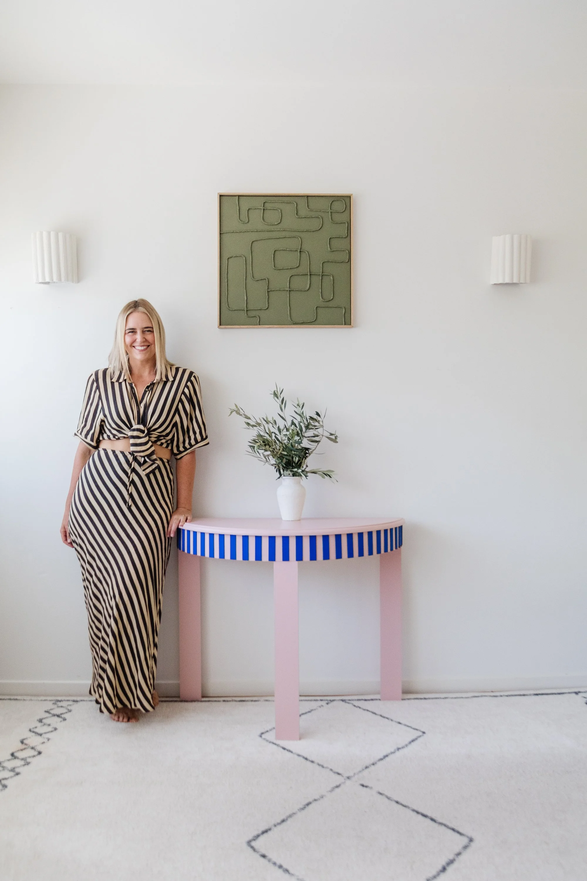Upcycling A Console Table (using blinds!) — Smor Home
