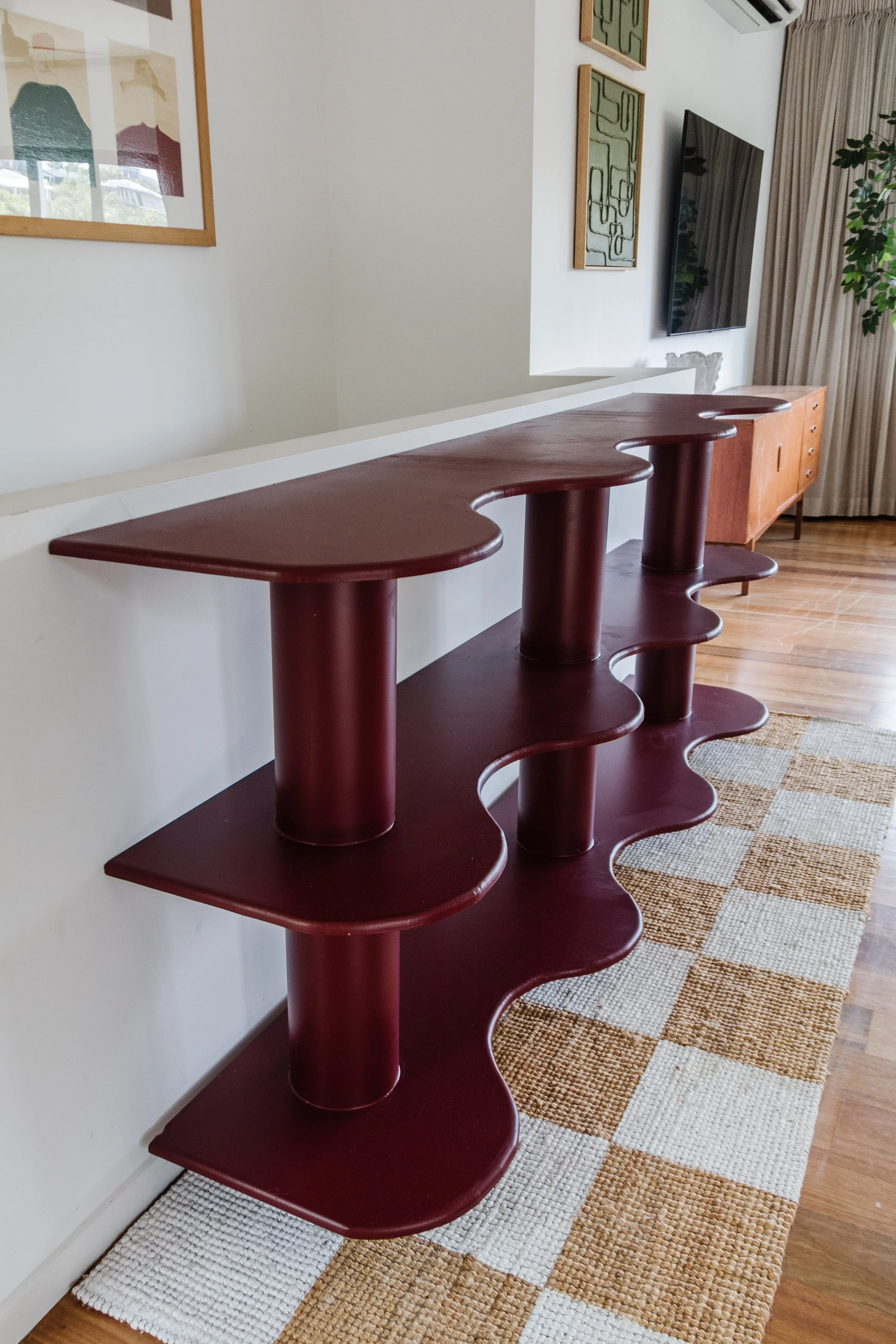 How To Make DIY Wavy Shelves — Smor Home