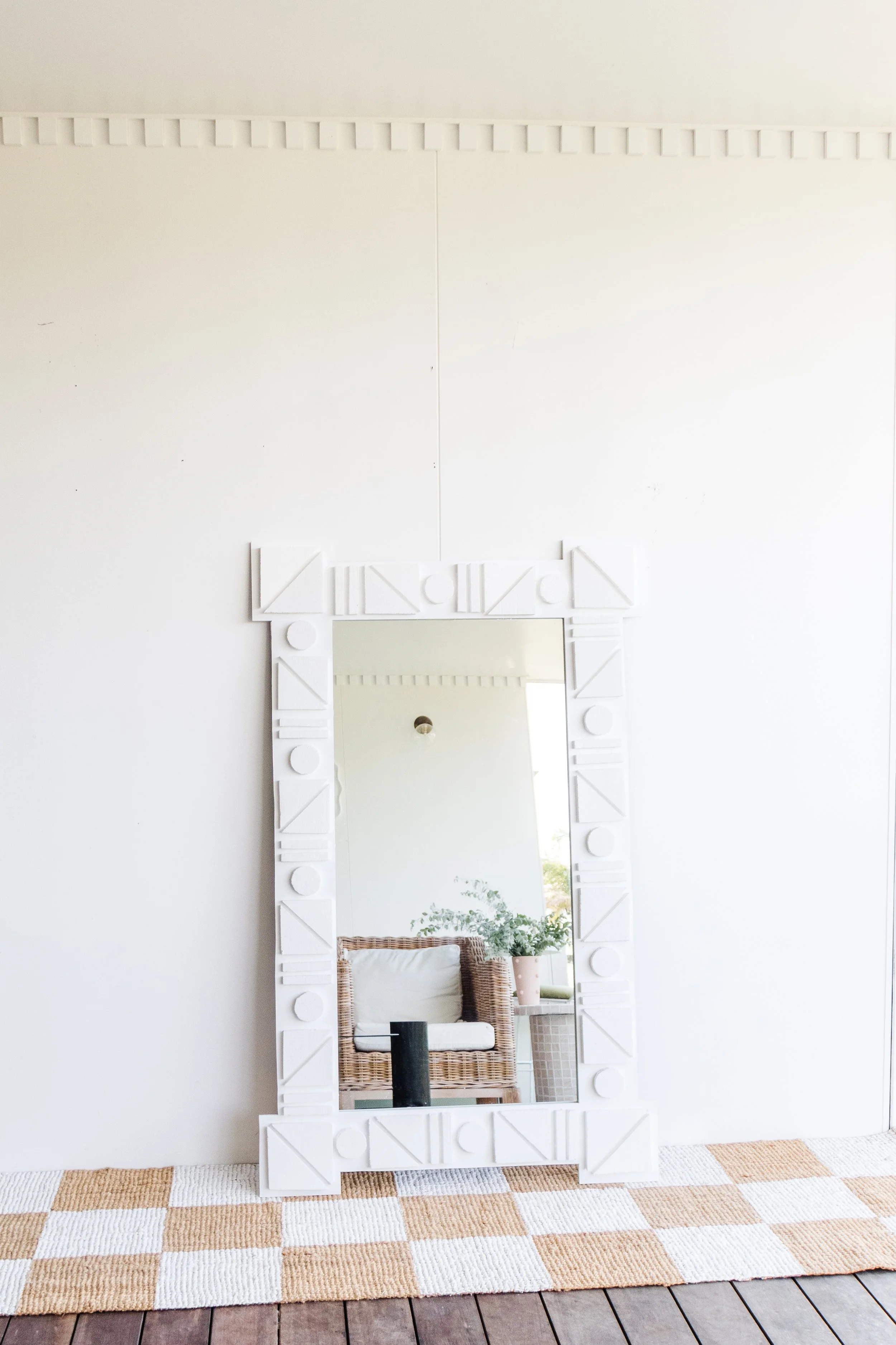 Making A Sculptural Floor Length Mirror — Smor Home