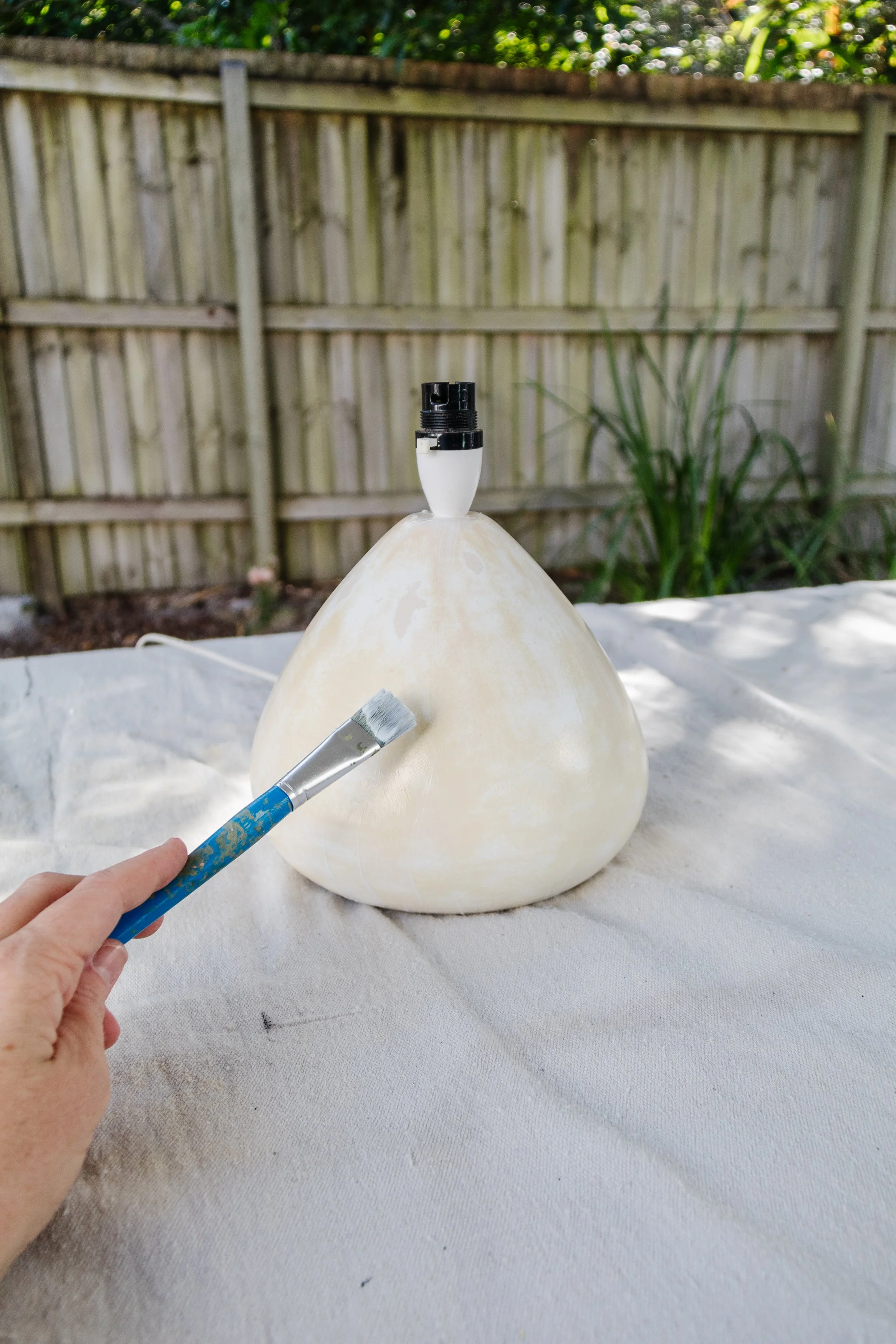 Silver Leaf Paint Effect