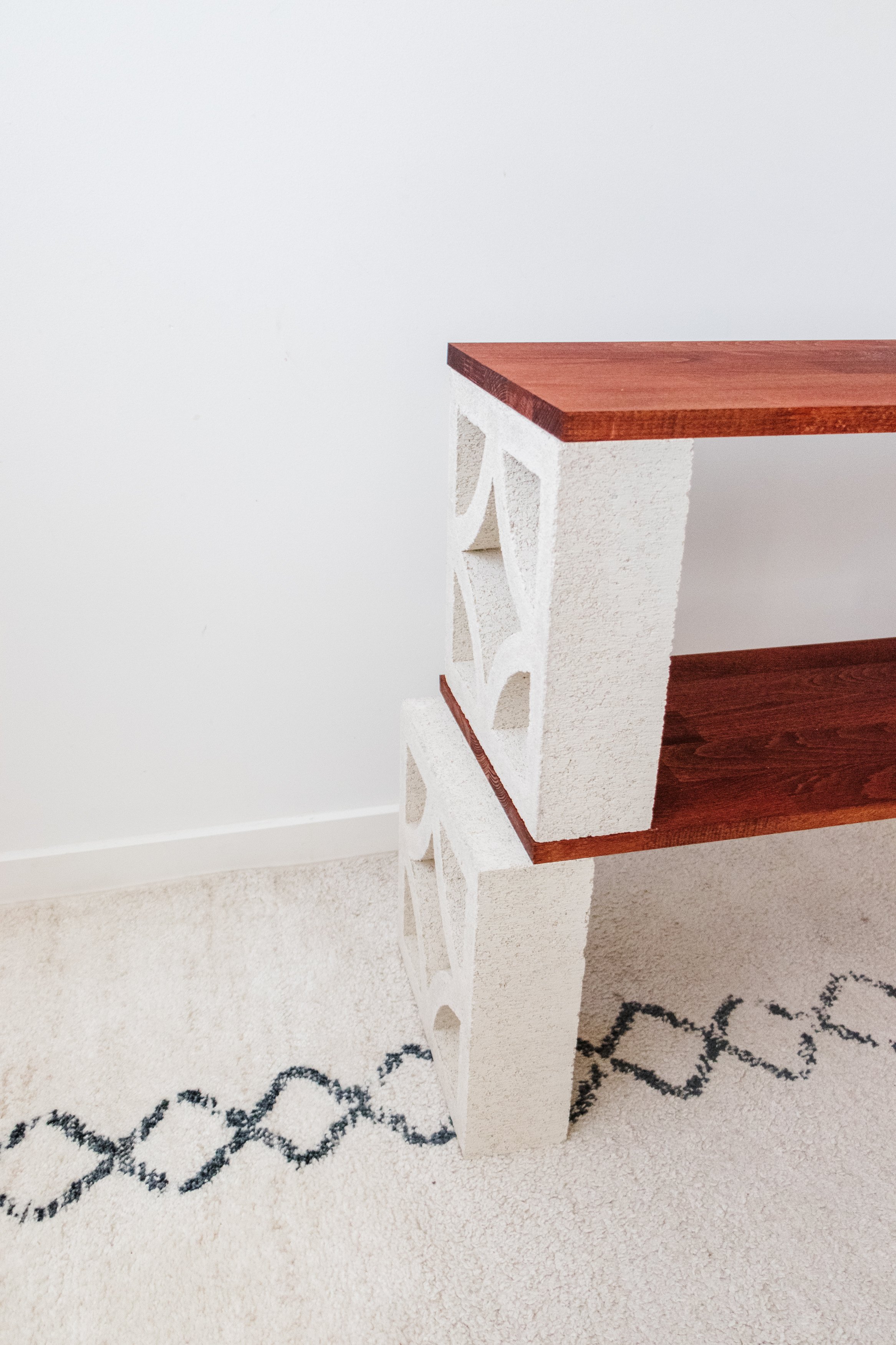 Making DIY Breeze Block Shelves — Smor Home