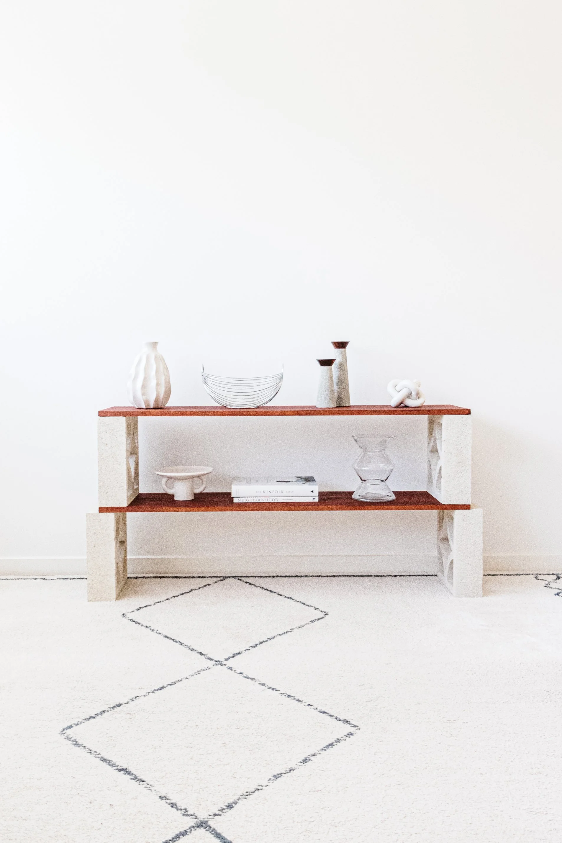 Making DIY Breeze Block Shelves — Smor Home