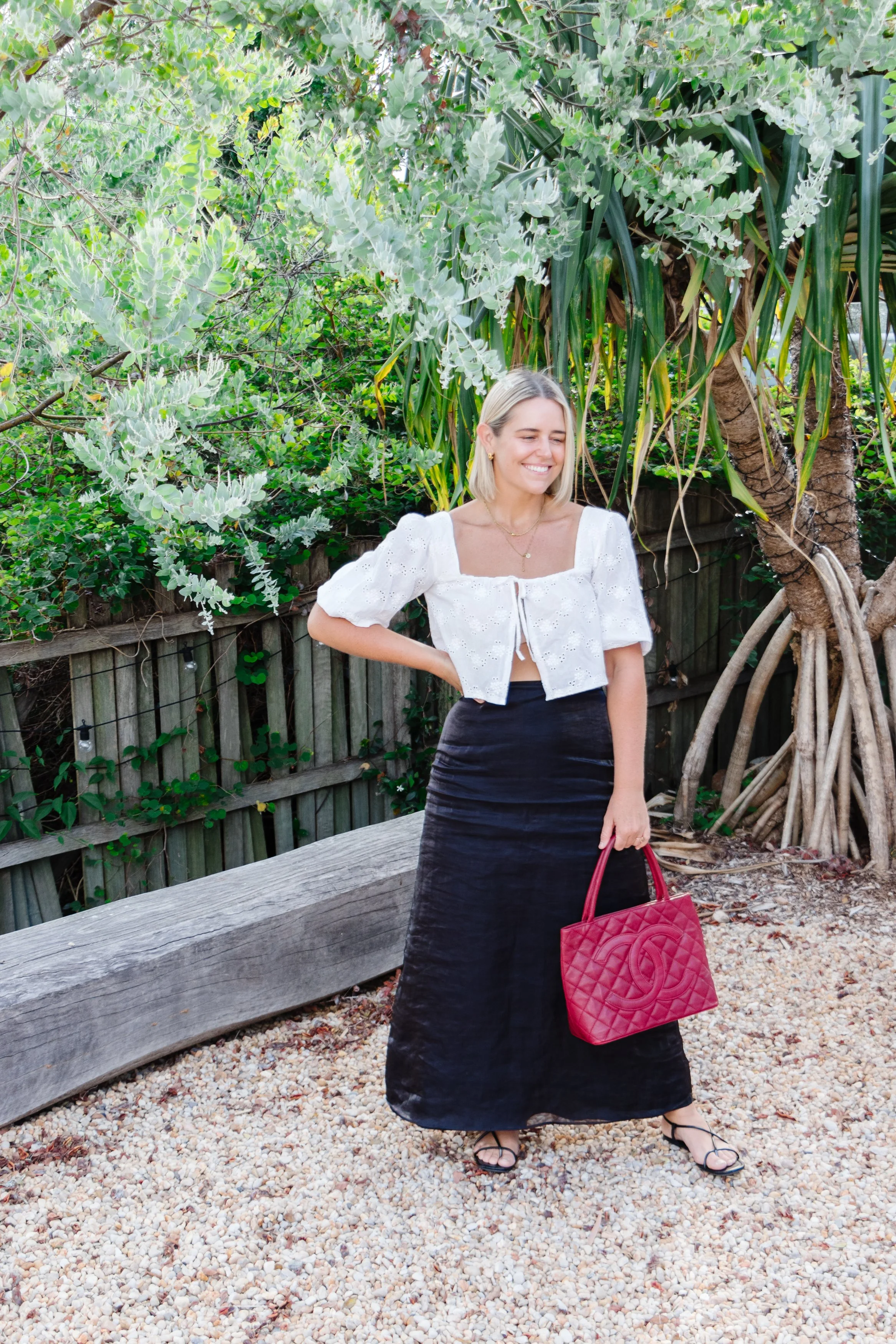 Before & After: Cropped Front Bow Tie Top — Smor Home