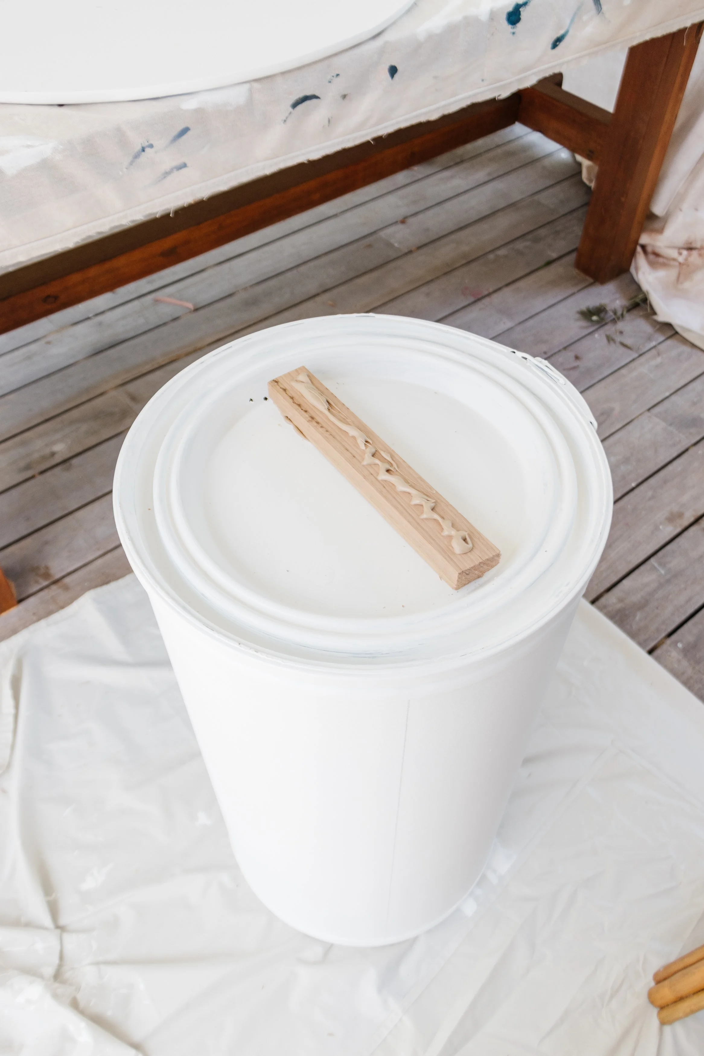 Making A DIY Outdoor Rendered Table — Smor Home