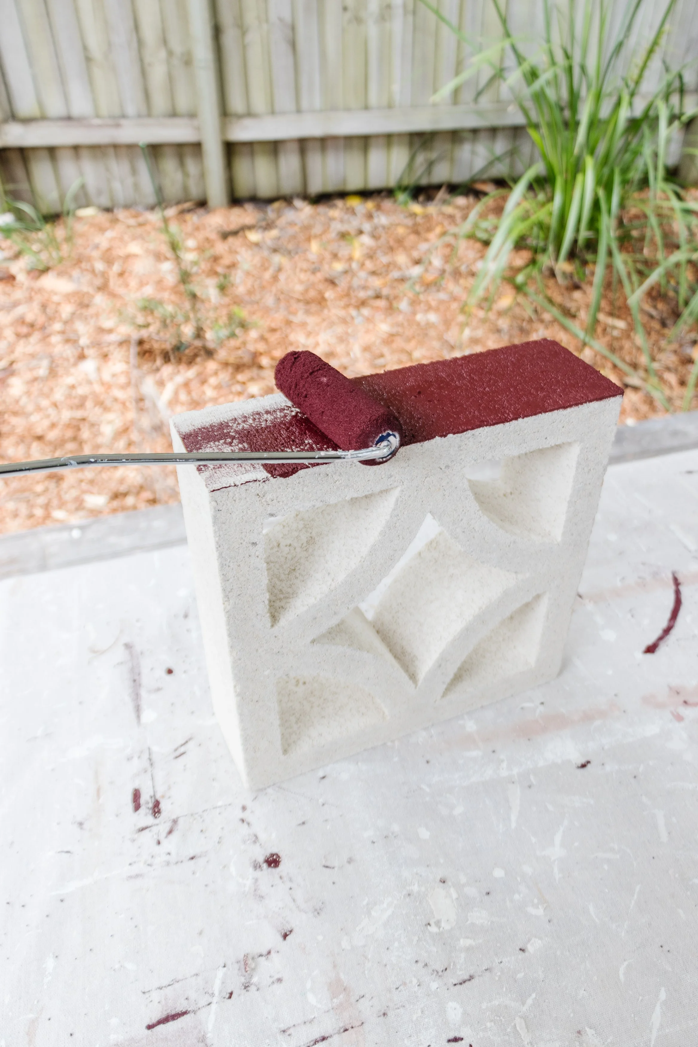 Making DIY Breeze Block Console Table — Smor Home