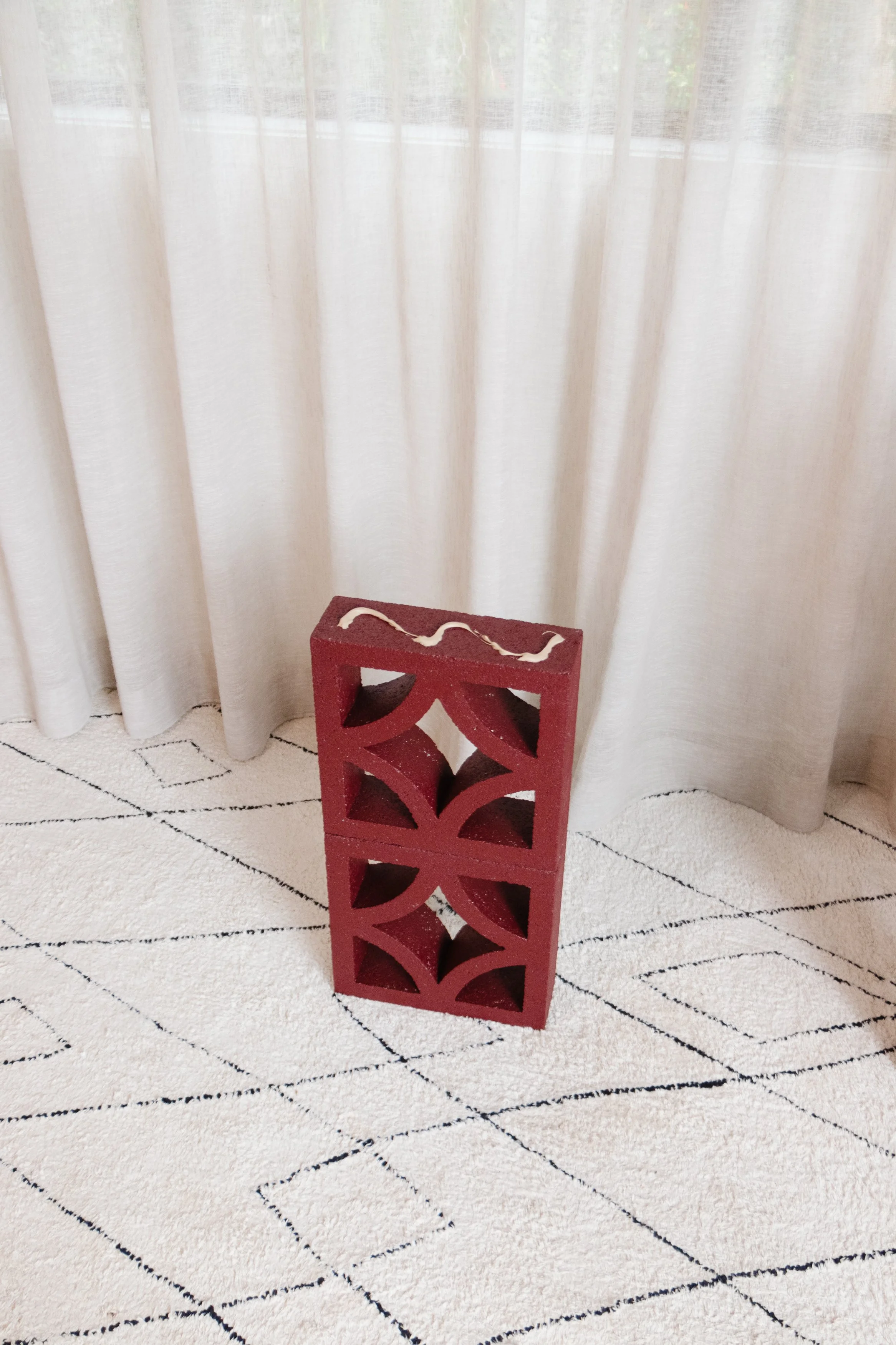 Making DIY Breeze Block Console Table — Smor Home