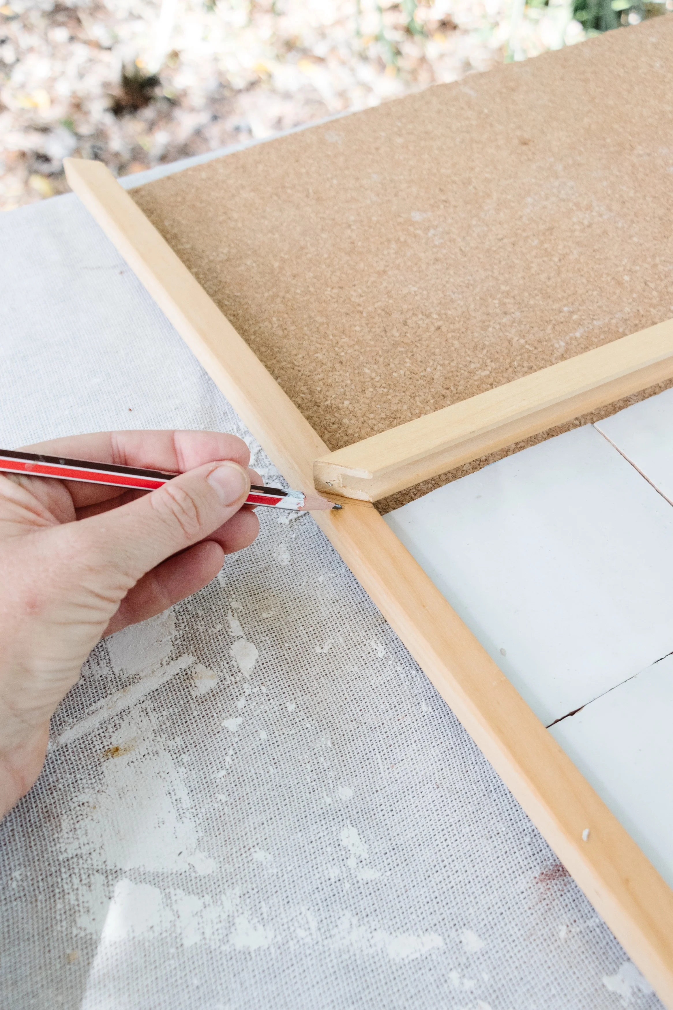 Upcycled Framed Tile Art — Smor Home