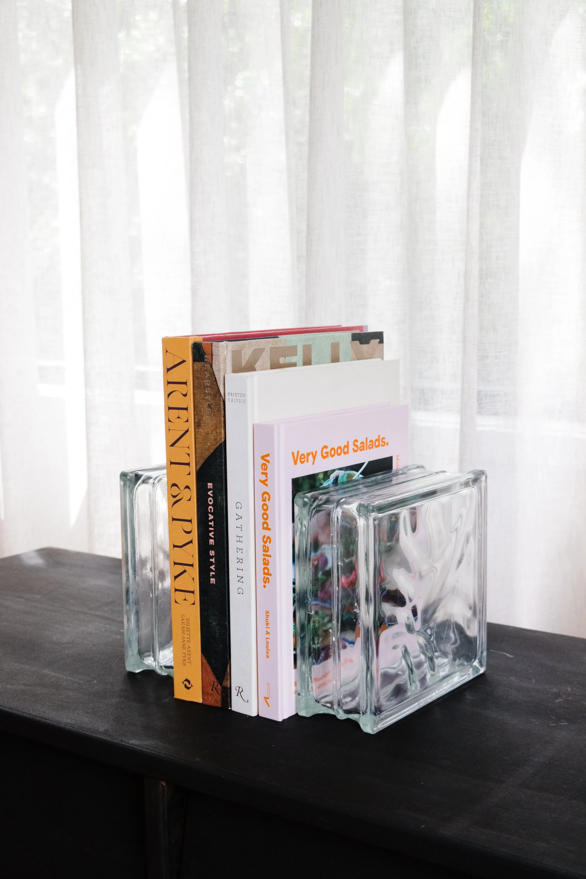 Upcycled Glass Brick Bookends — Smor Home