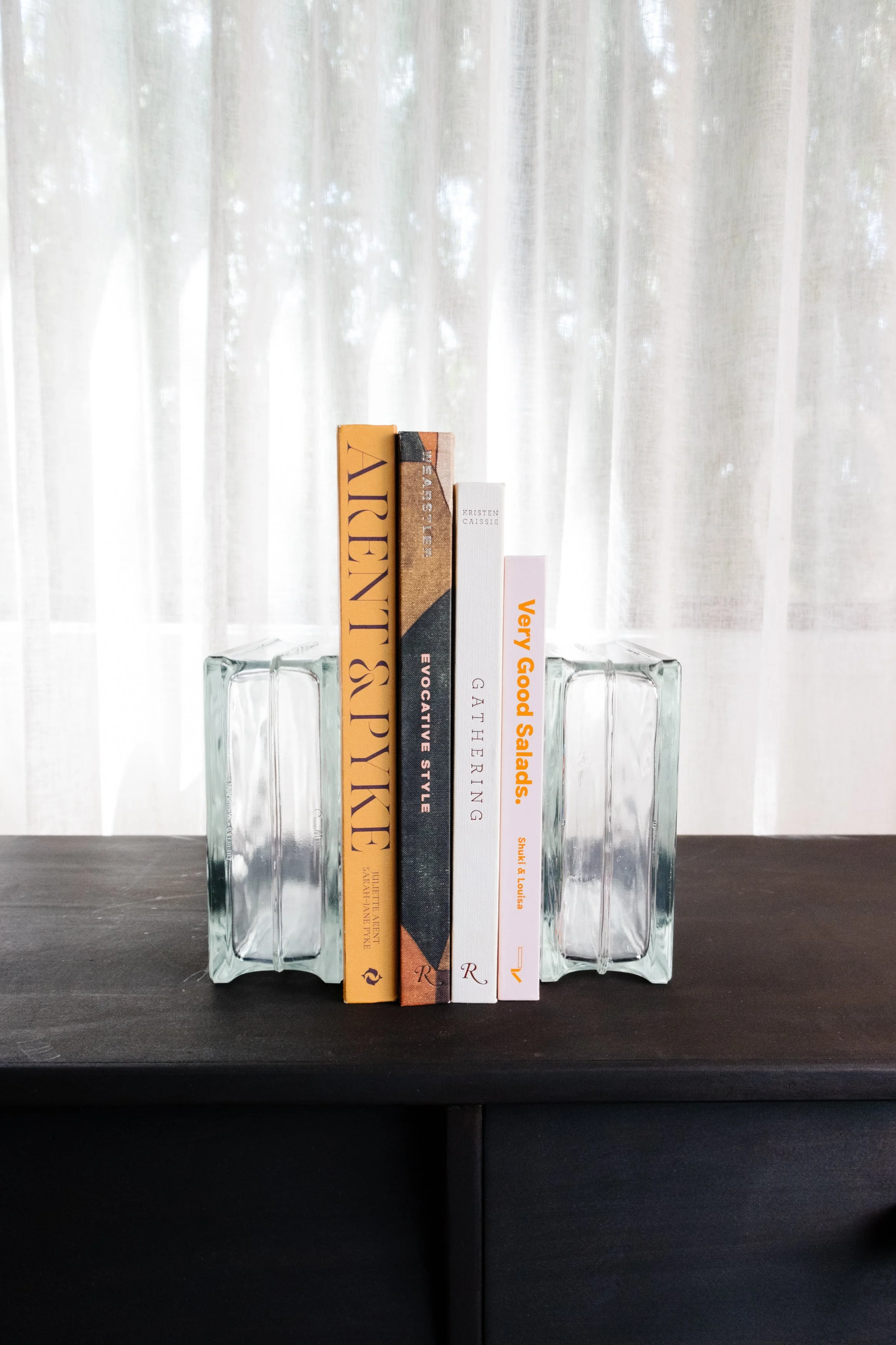 Upcycled Glass Brick Bookends — Smor Home