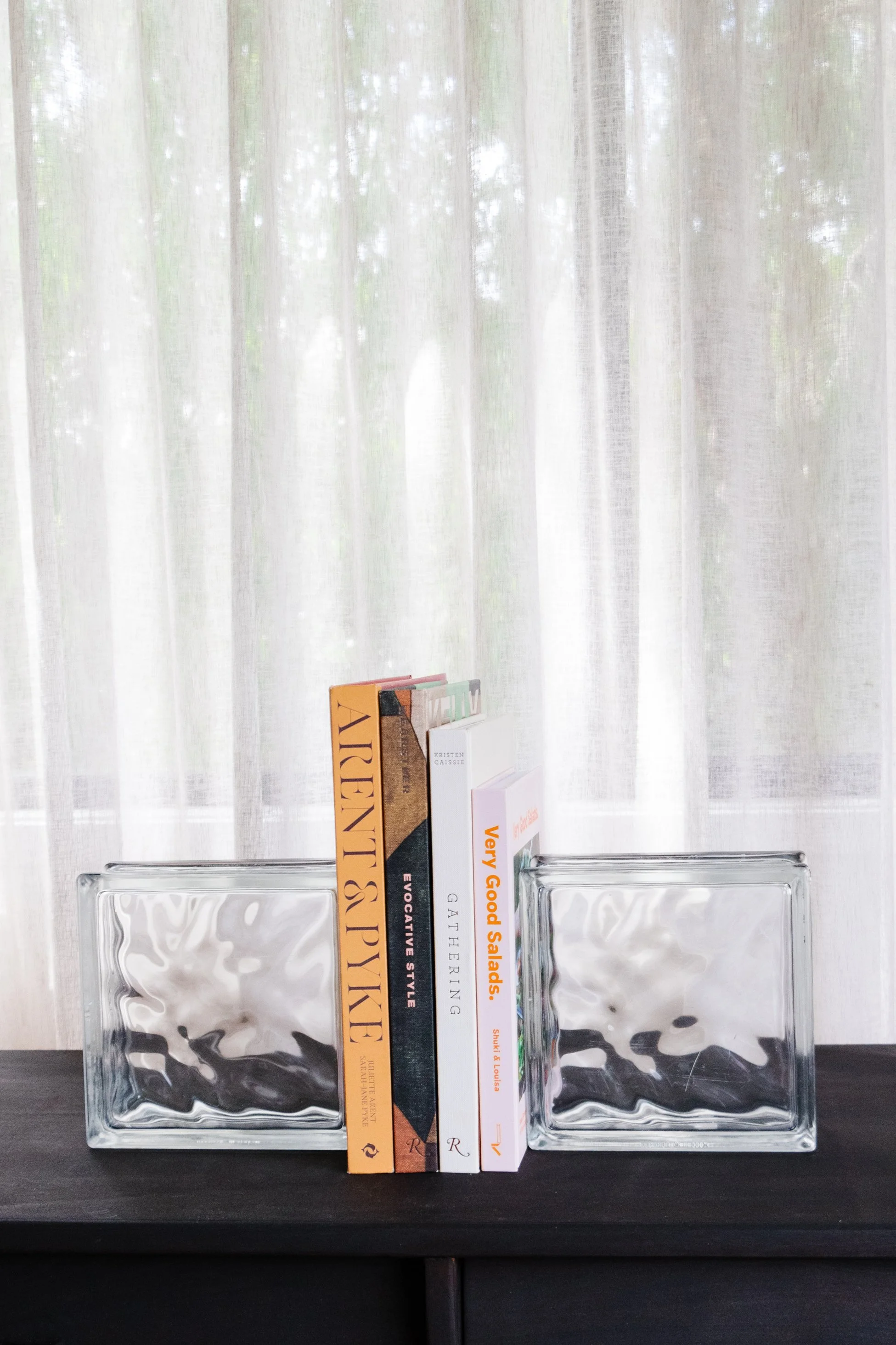 Upcycled Glass Brick Bookends — Smor Home