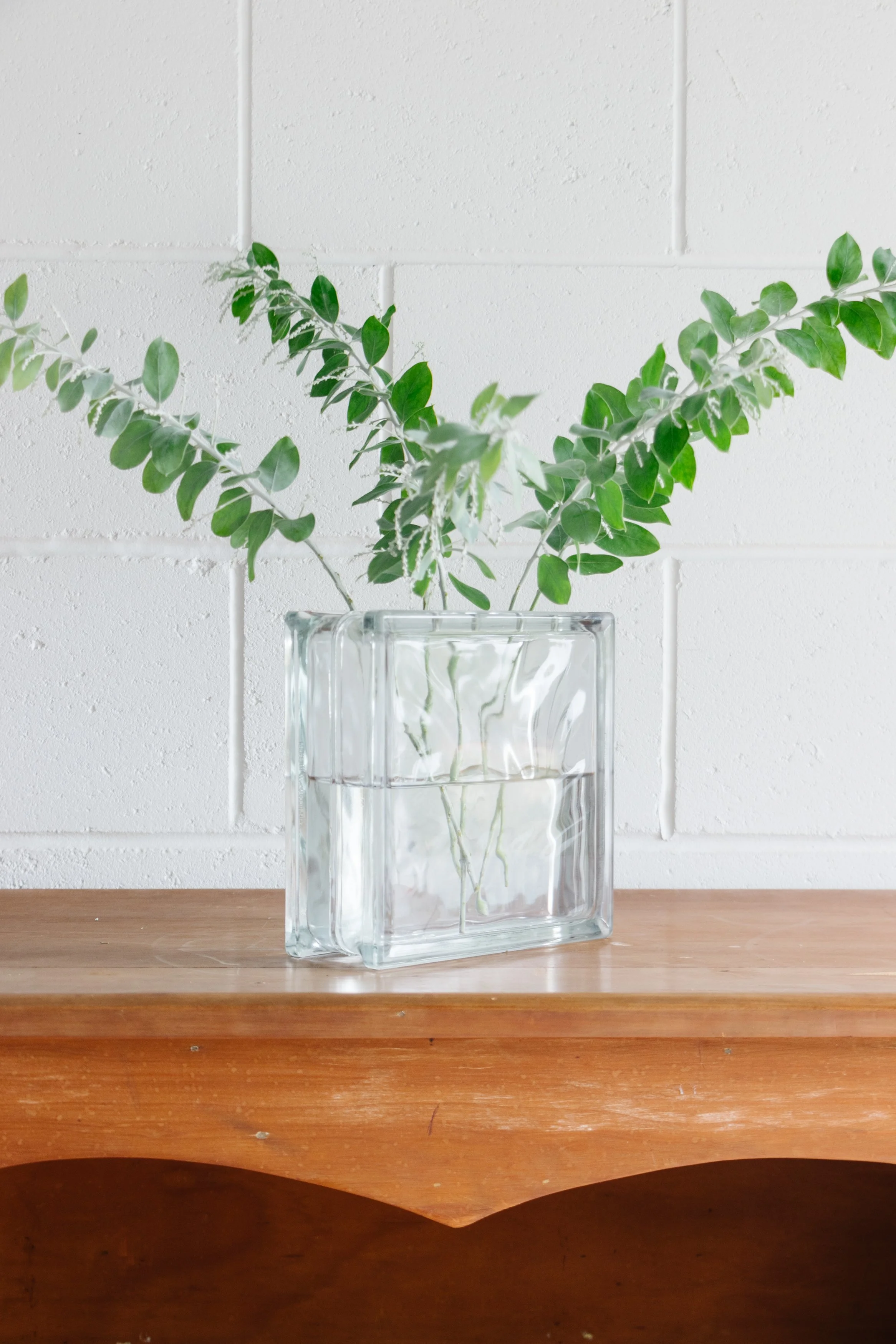 Upcycled Glass Brick Vase — Smor Home