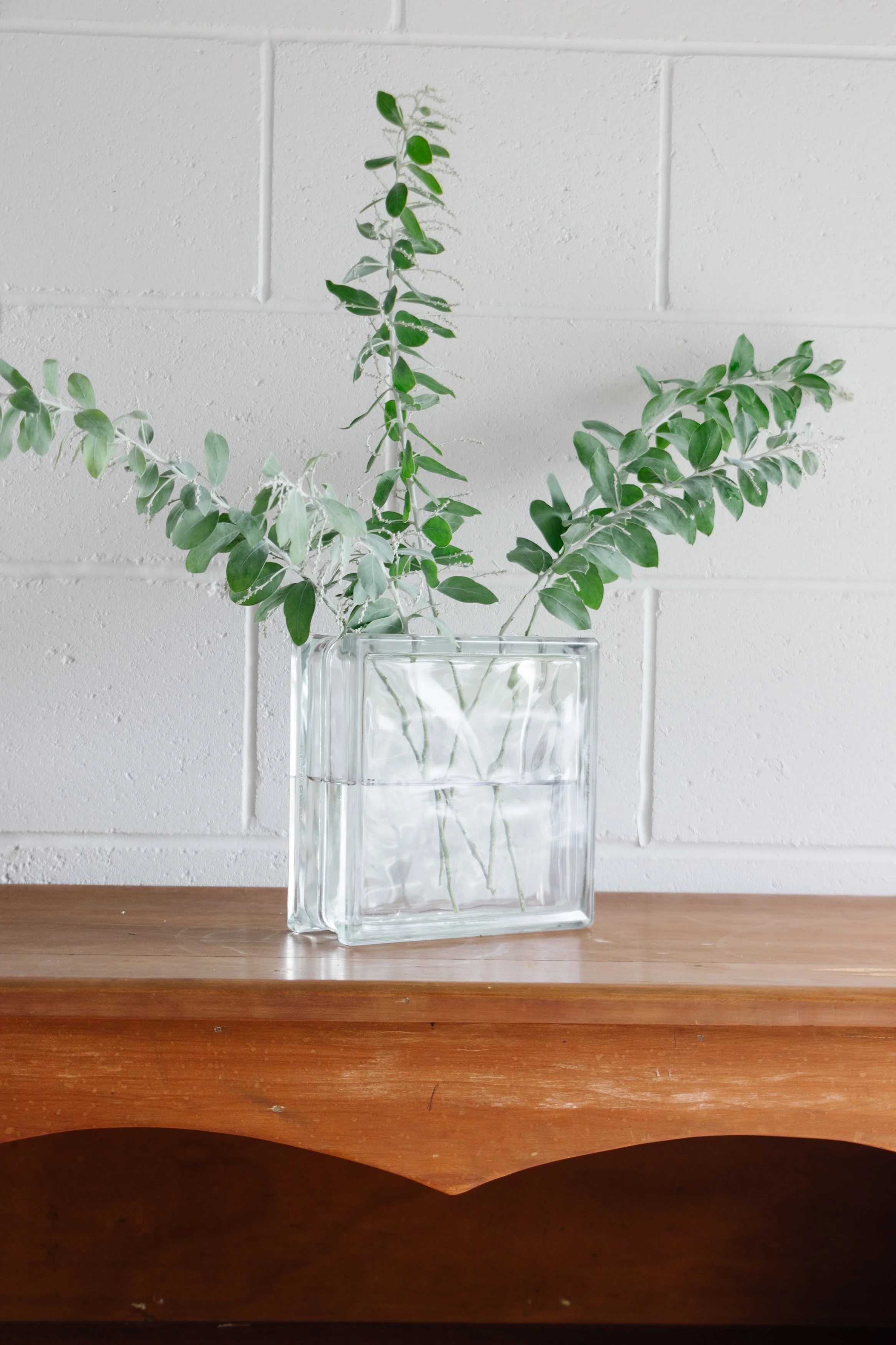 Upcycled Glass Brick Vase — Smor Home