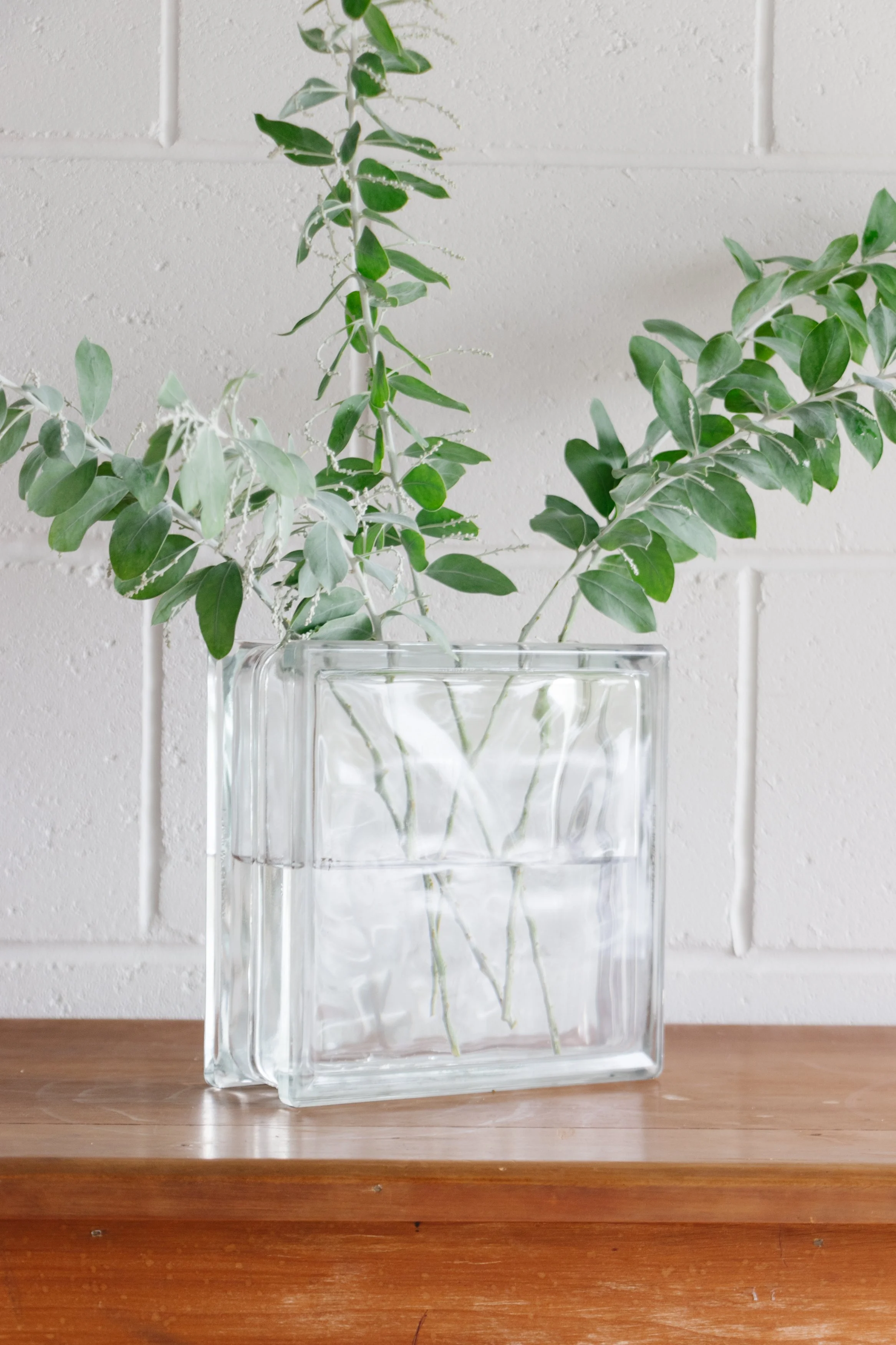 Upcycled Glass Brick Vase — Smor Home