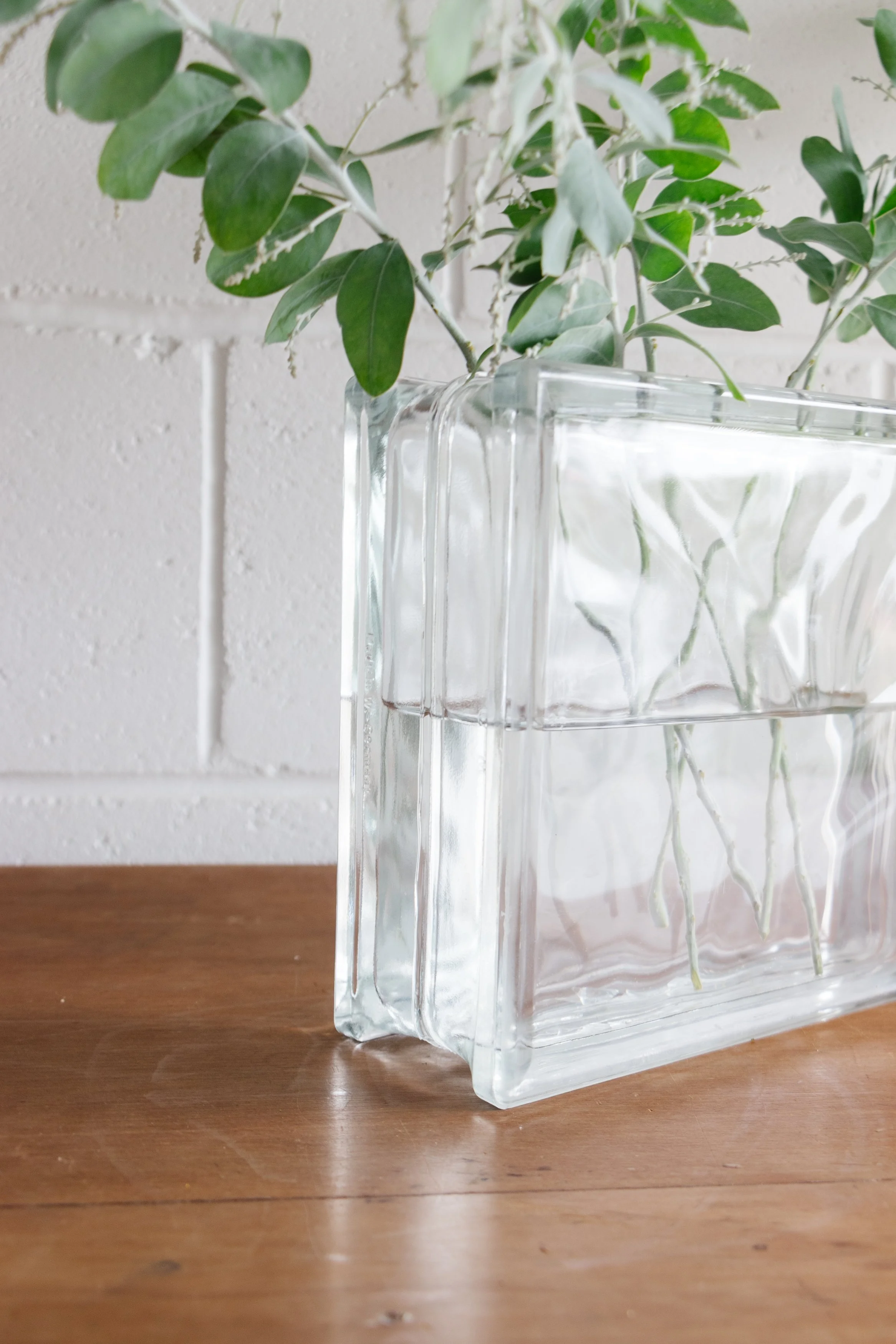 Upcycled Glass Brick Vase — Smor Home