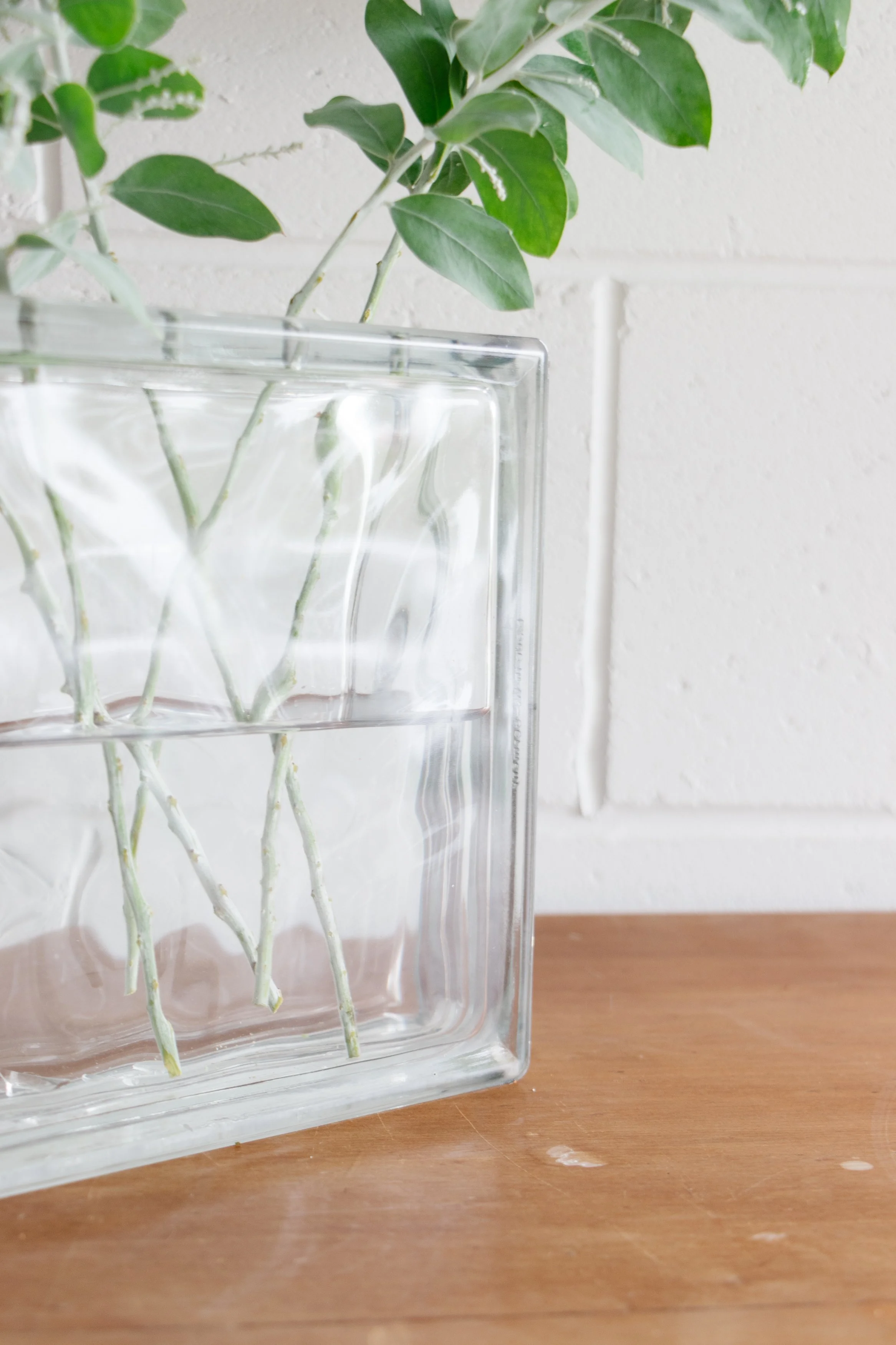 Upcycled Glass Brick Vase — Smor Home