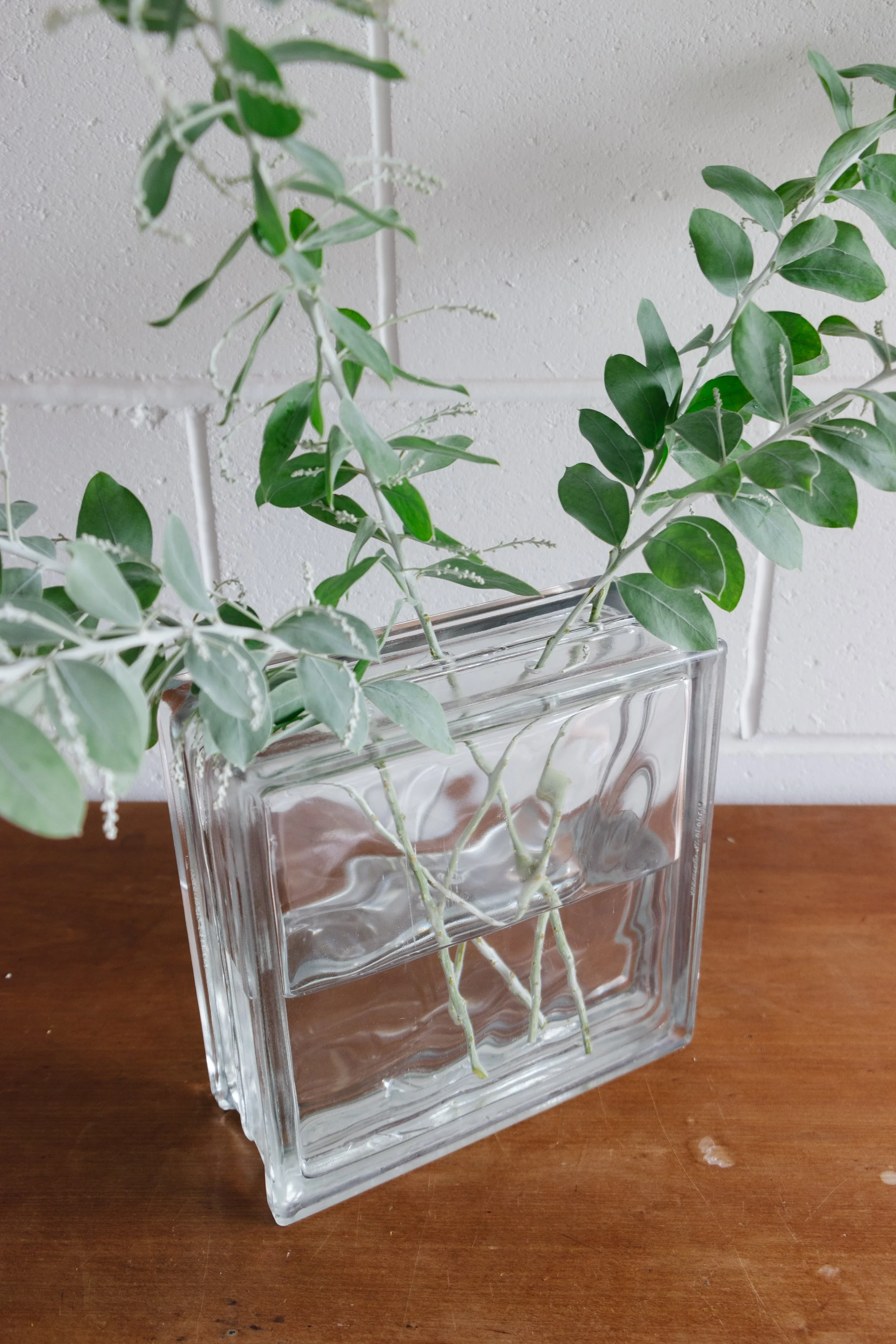 Upcycled Glass Brick Vase — Smor Home