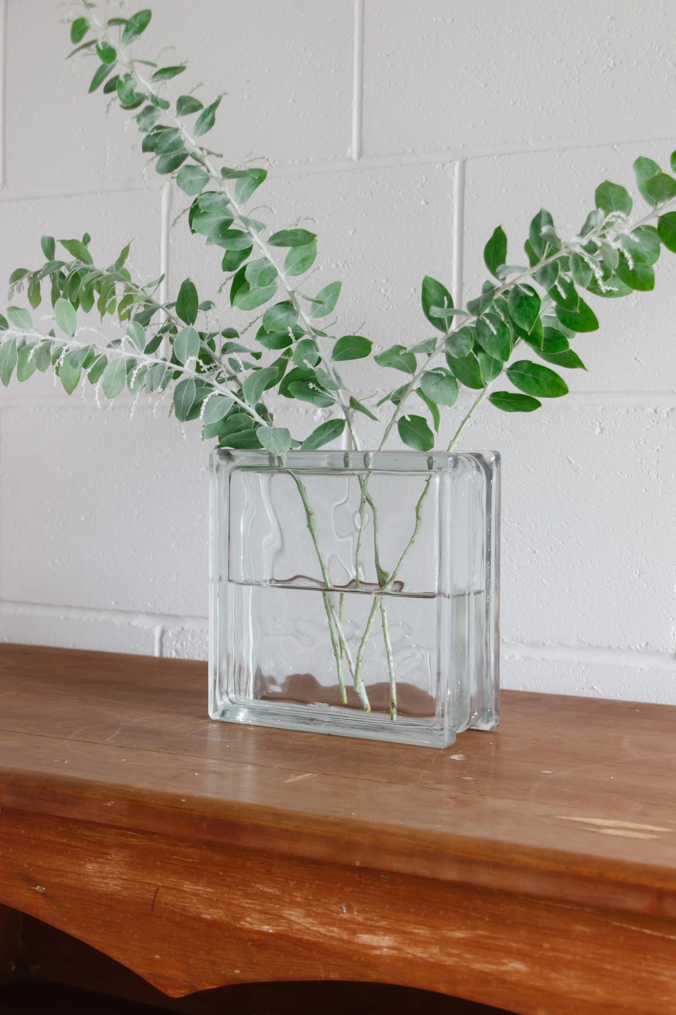 Upcycled Glass Brick Vase — Smor Home
