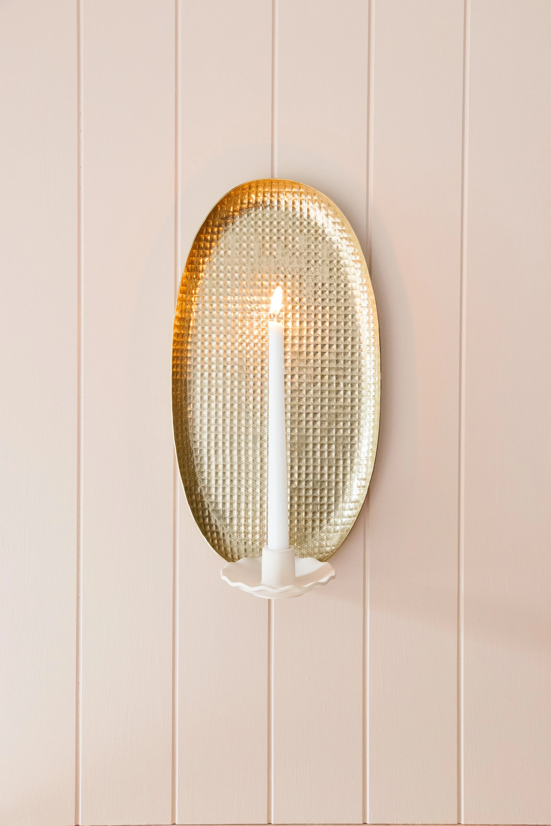 DIY Candle Wall Sconce — Smor Home